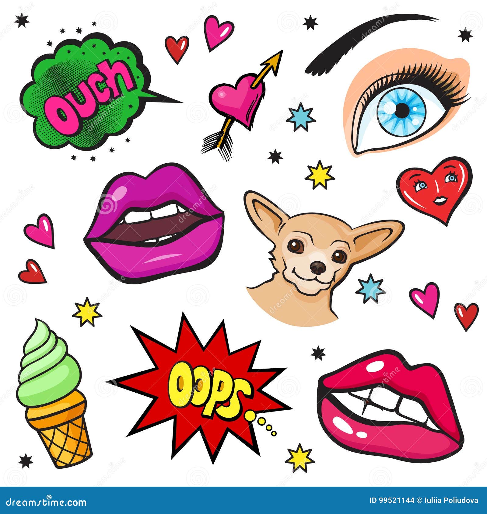 Fondo Del Estilo Del Arte Pop Stock de ilustración - Ilustración de ...