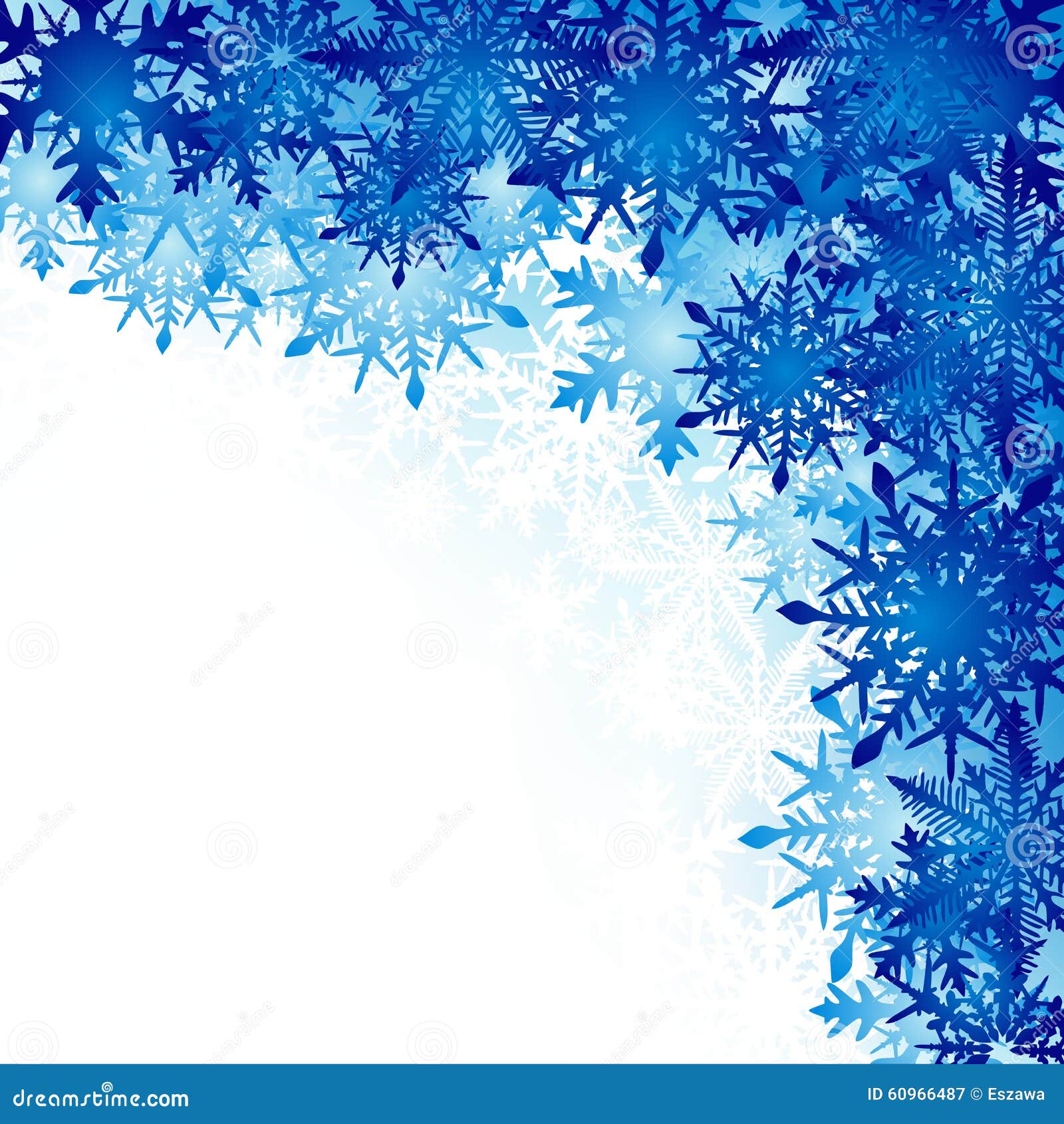 Fondo Del Invierno, Copos De Nieve - Ejemplo Del Vector Ilustración del ...