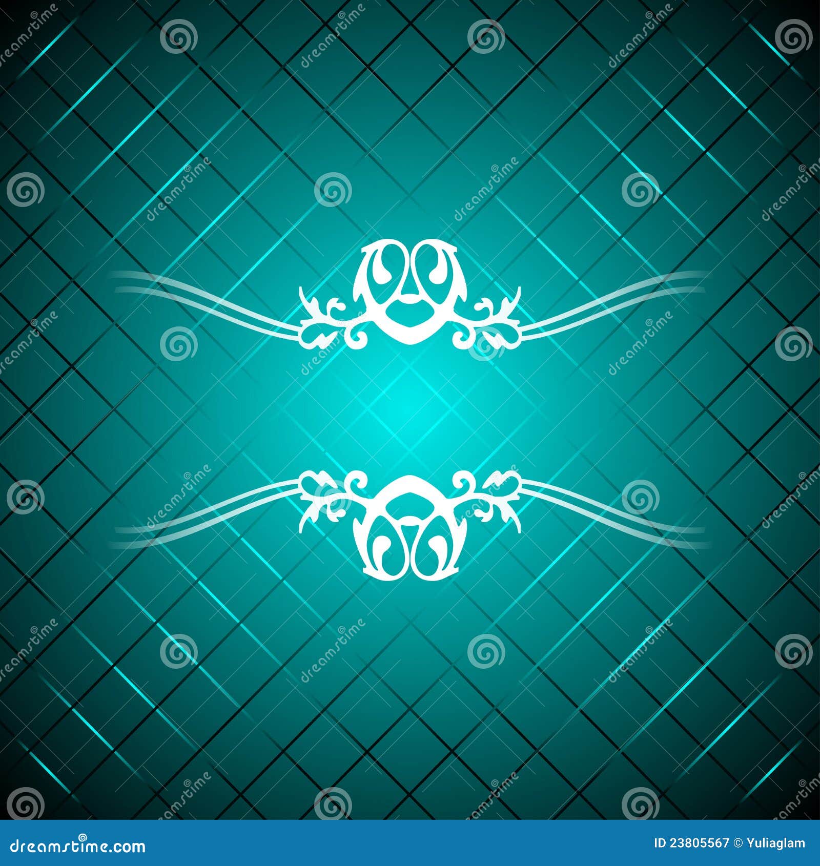 Fondo Del Lujo De La Turquesa Del Vector Ilustración del Vector ...