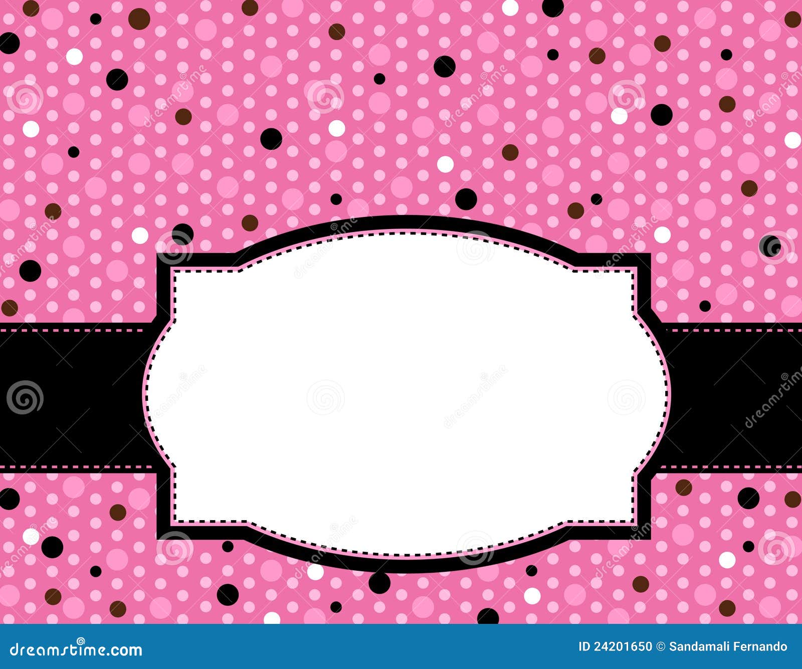 Fondo Del Marco De La Polca Ilustración del Vector - Ilustración de ...