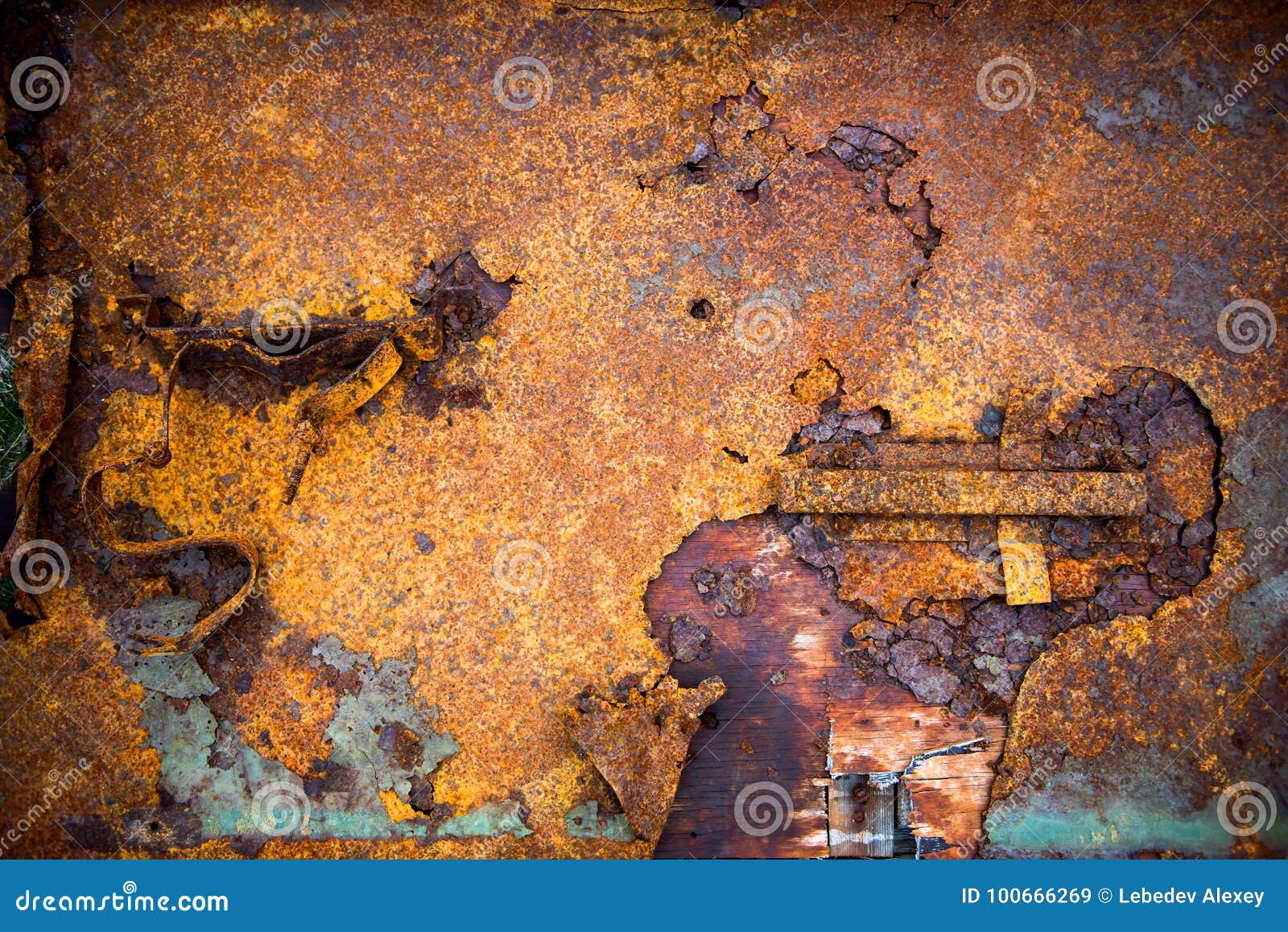 Fondo Del Moho Del Metal, Textura Del Moho Del Metal Imagen de archivo ...