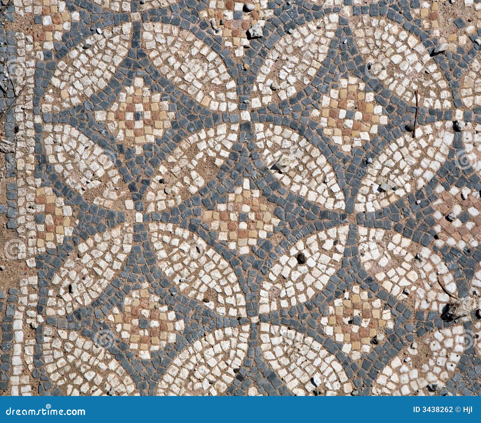 Fondo del mosaico foto de archivo. Imagen de guijarros - 3438262