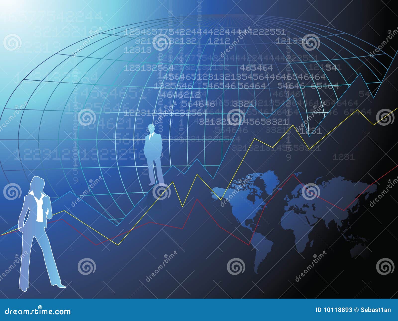 Fondo del mundo ilustración del vector. Ilustración de contexto - 10118893