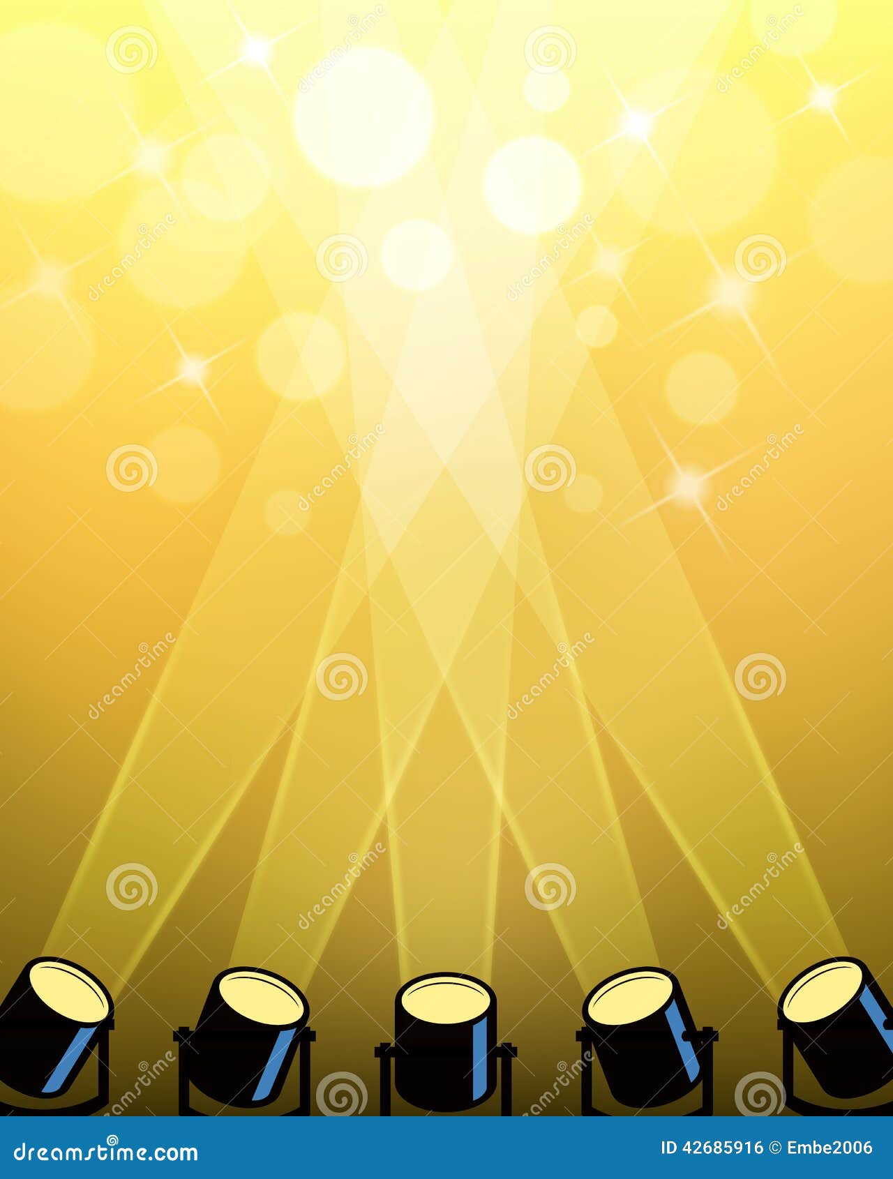 Fondo Del Reflector Del Proyector Ilustración del Vector - Ilustración ...