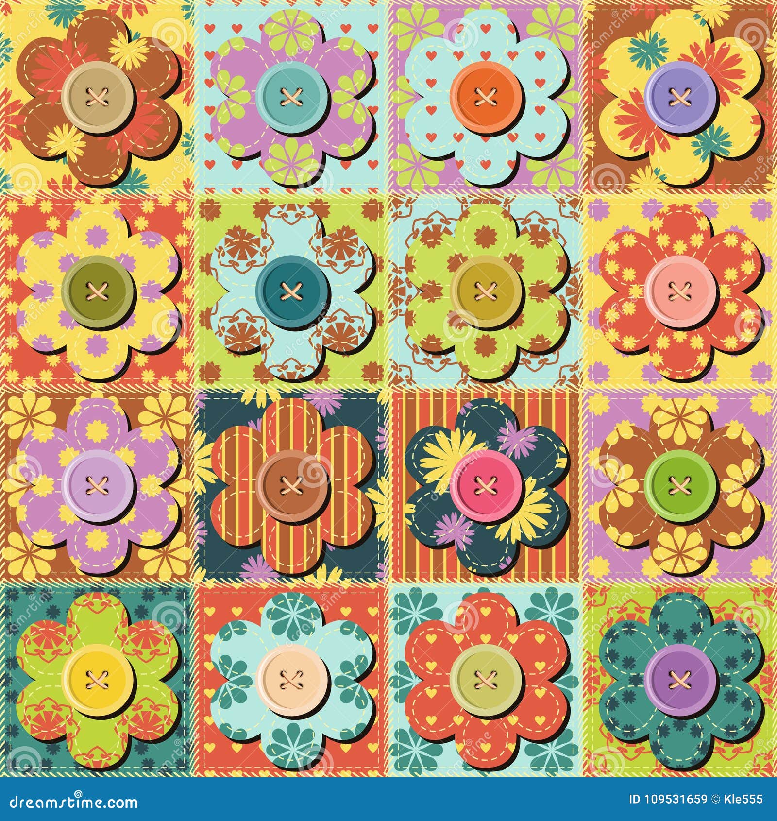 Fondo Del Remiendo Con Diverso Ejemplo De Los Modelos Stock de ...