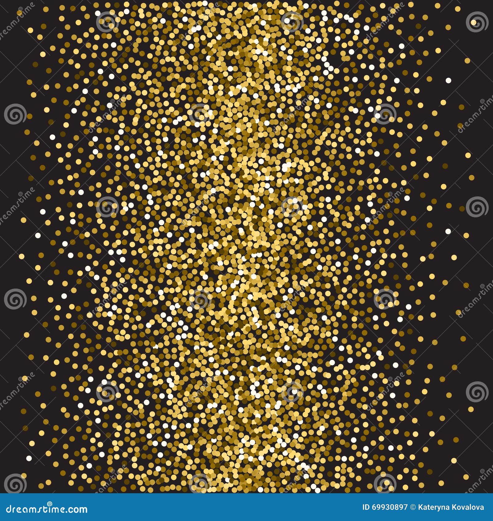 Fondo Del Vector Con Brillo Del Oro Ilustración del Vector ...