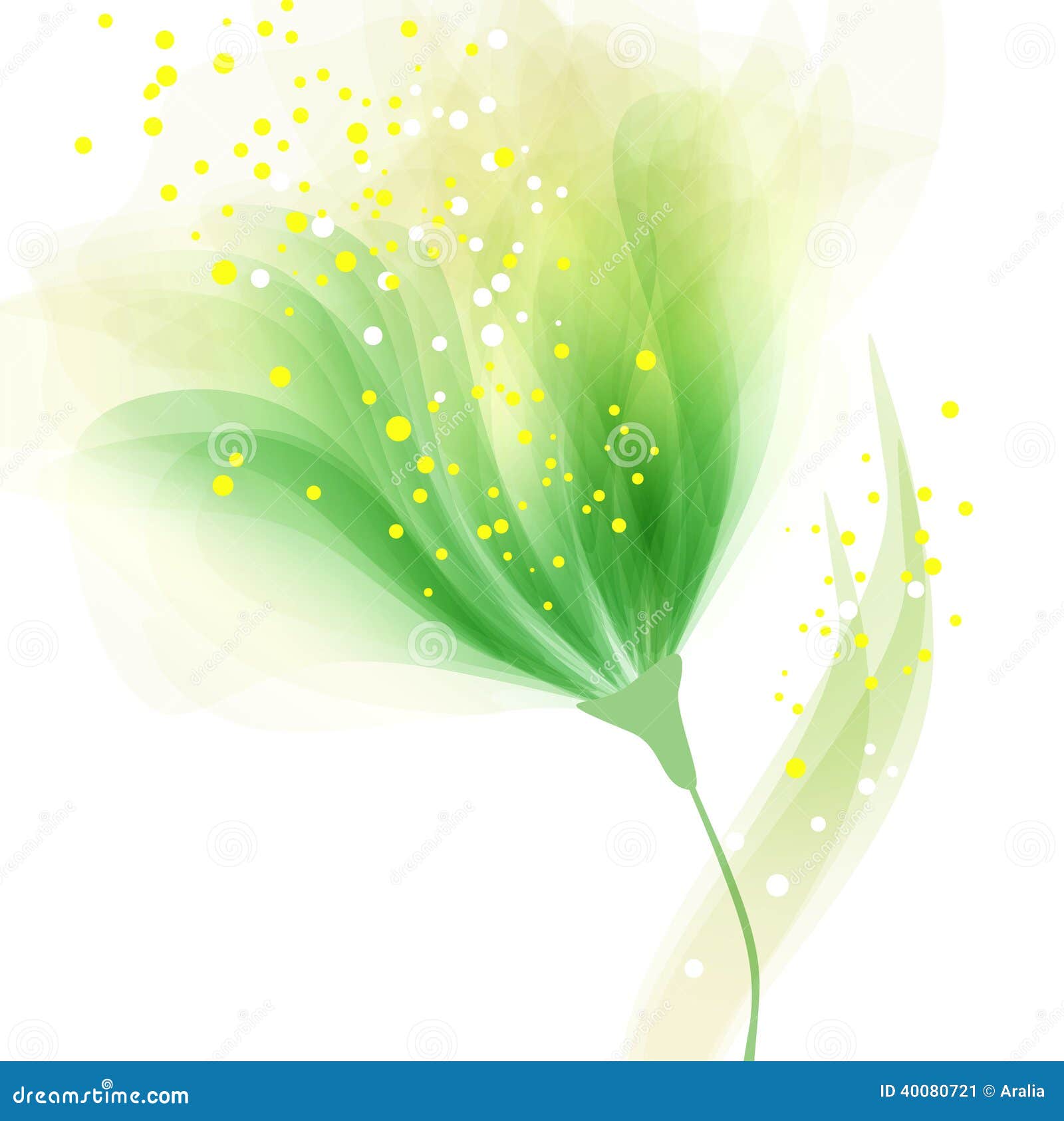 Fondo Del Vector Con La Flor Delicada Ilustración del Vector ...