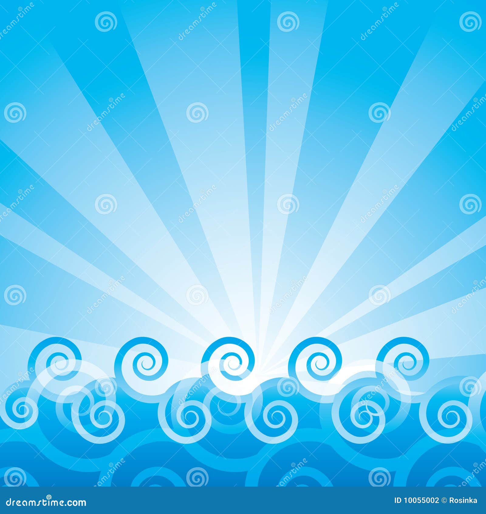 Fondo del vector del mar ilustración del vector. Ilustración de ...