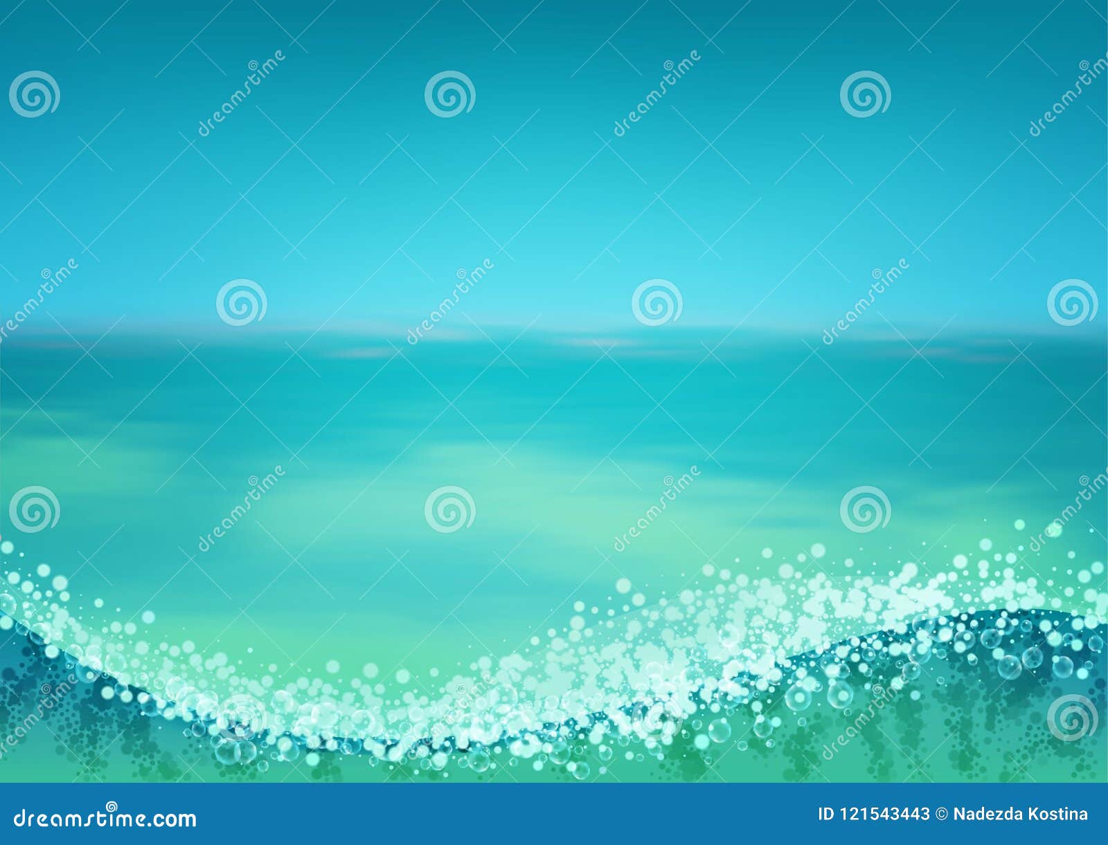 Fondo del vector del mar ilustración del vector. Ilustración de pureza ...