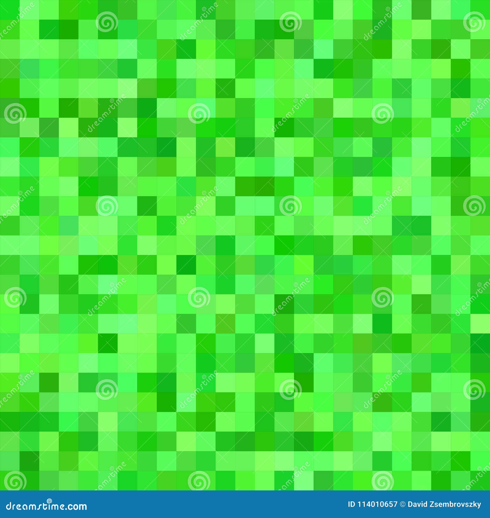 Fondo Del Vector Del Mosaico Del Cuadrado Del Color Verde Ilustración ...