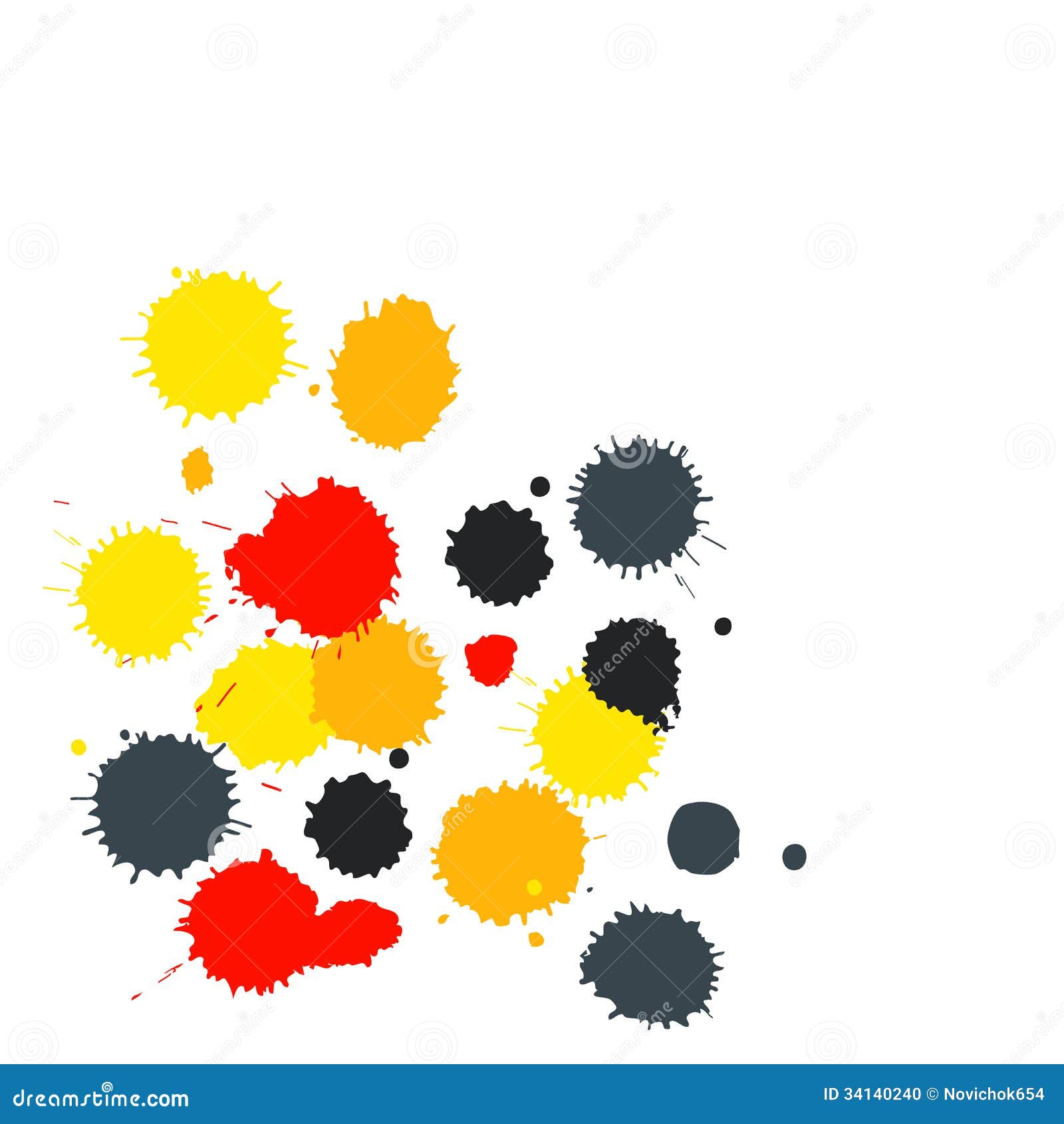 Fondo Della Macchia Con Lo Spazio Della Copia Illustrazione Vettoriale ...