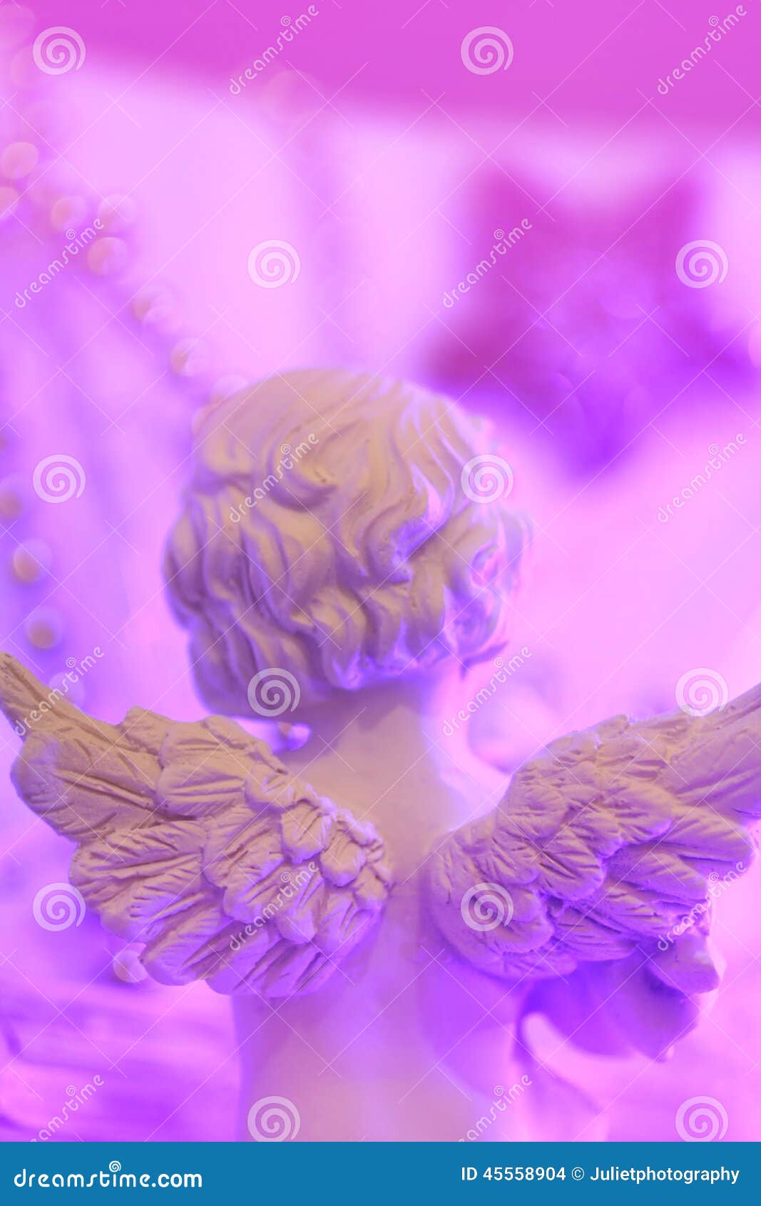 Fondo Di Natale Con Un Angelo Fotografia Stock - Immagine di magia ...