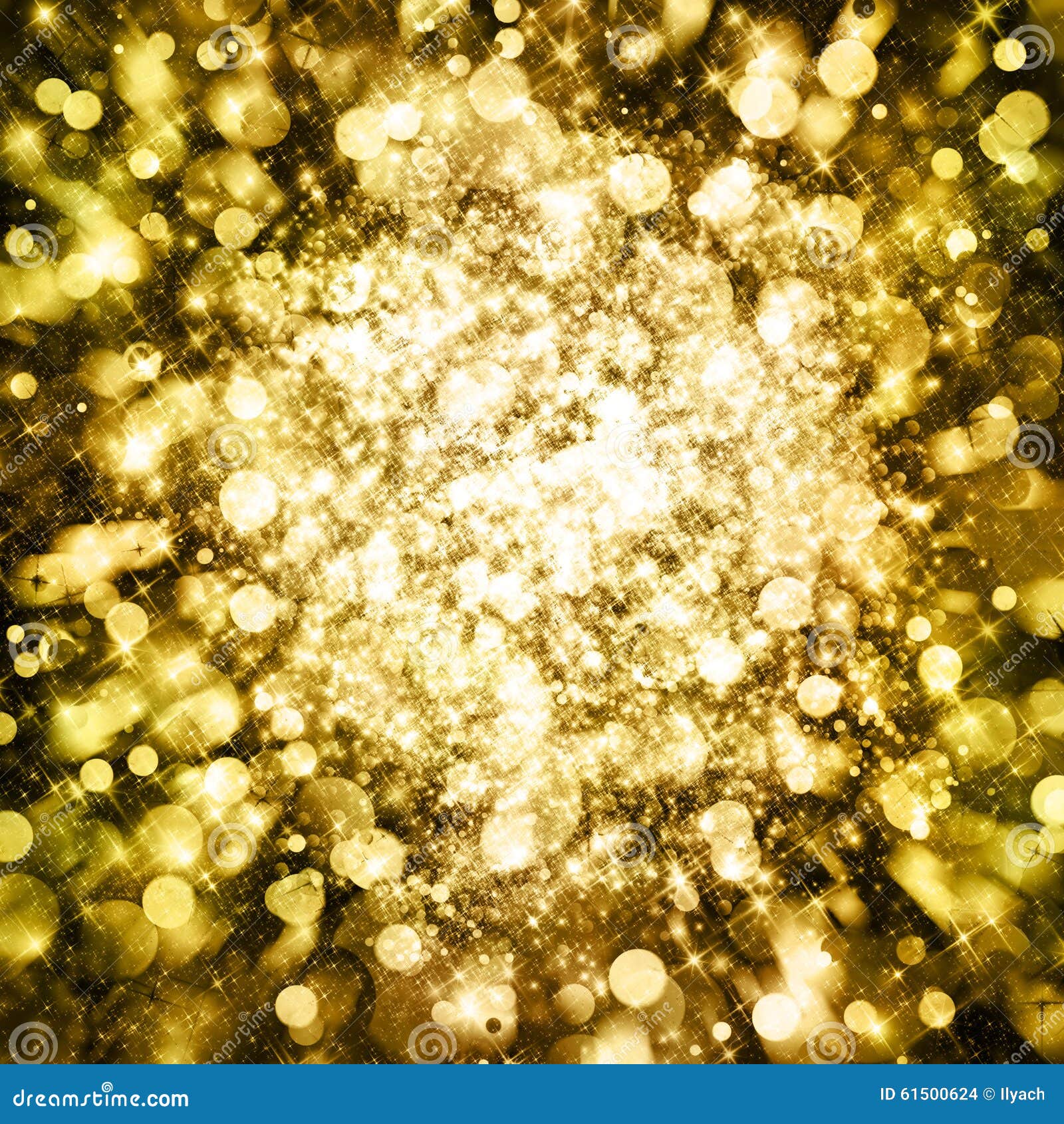 Fondo Di Scintillio Della Scintilla Dell'oro Fotografia Stock ...