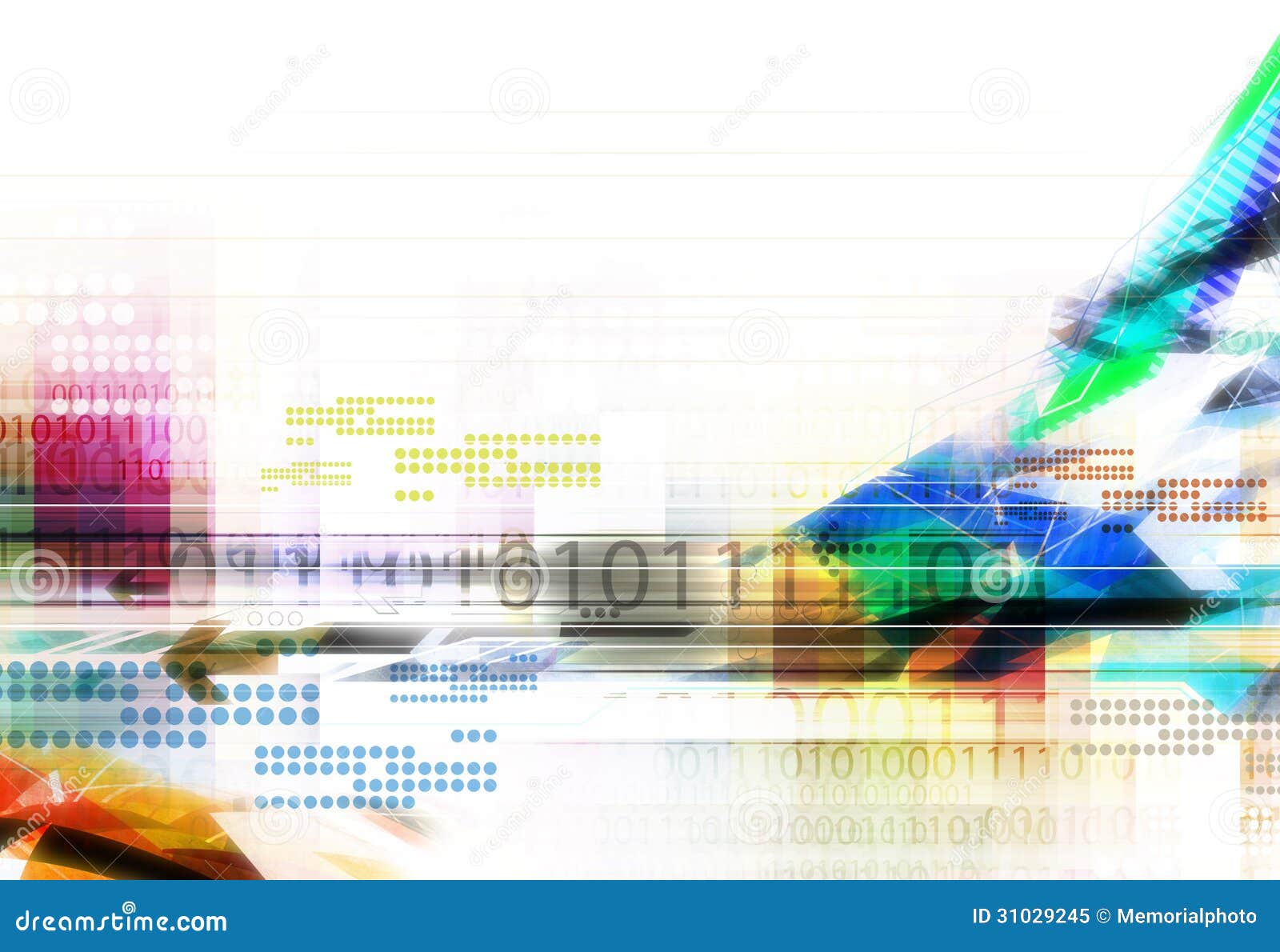 Fondo Digital Abstracto Colorido Stock de ilustración - Ilustración de ...