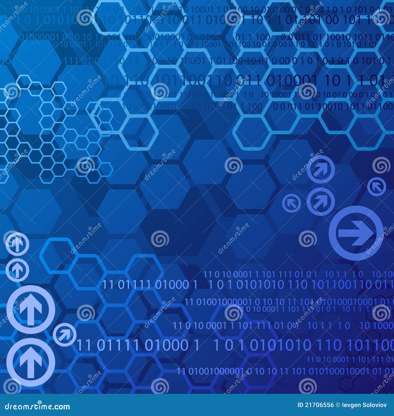 Fondo digital azul ilustración del vector. Ilustración de creativo ...