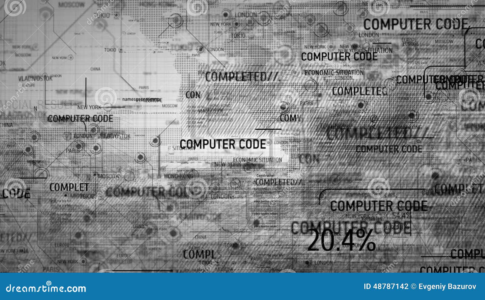 Fondo Digitale Di Programma Di Codice Macchina Stock Footage - Video di ...
