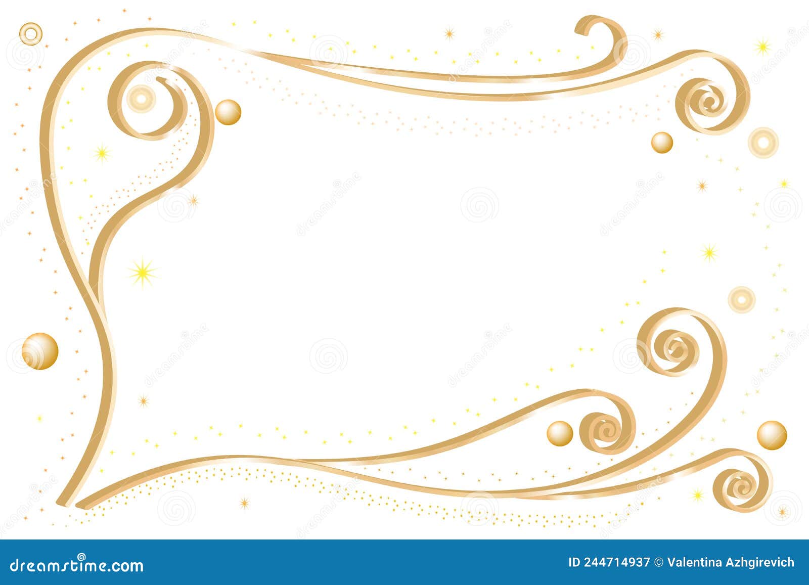 Fondo dorado ilustración del vector. Ilustración de brillante - 244714937