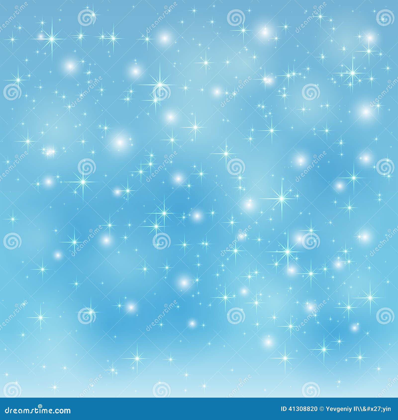 Fondo estrellado azul ilustración del vector. Ilustración de resplandor ...