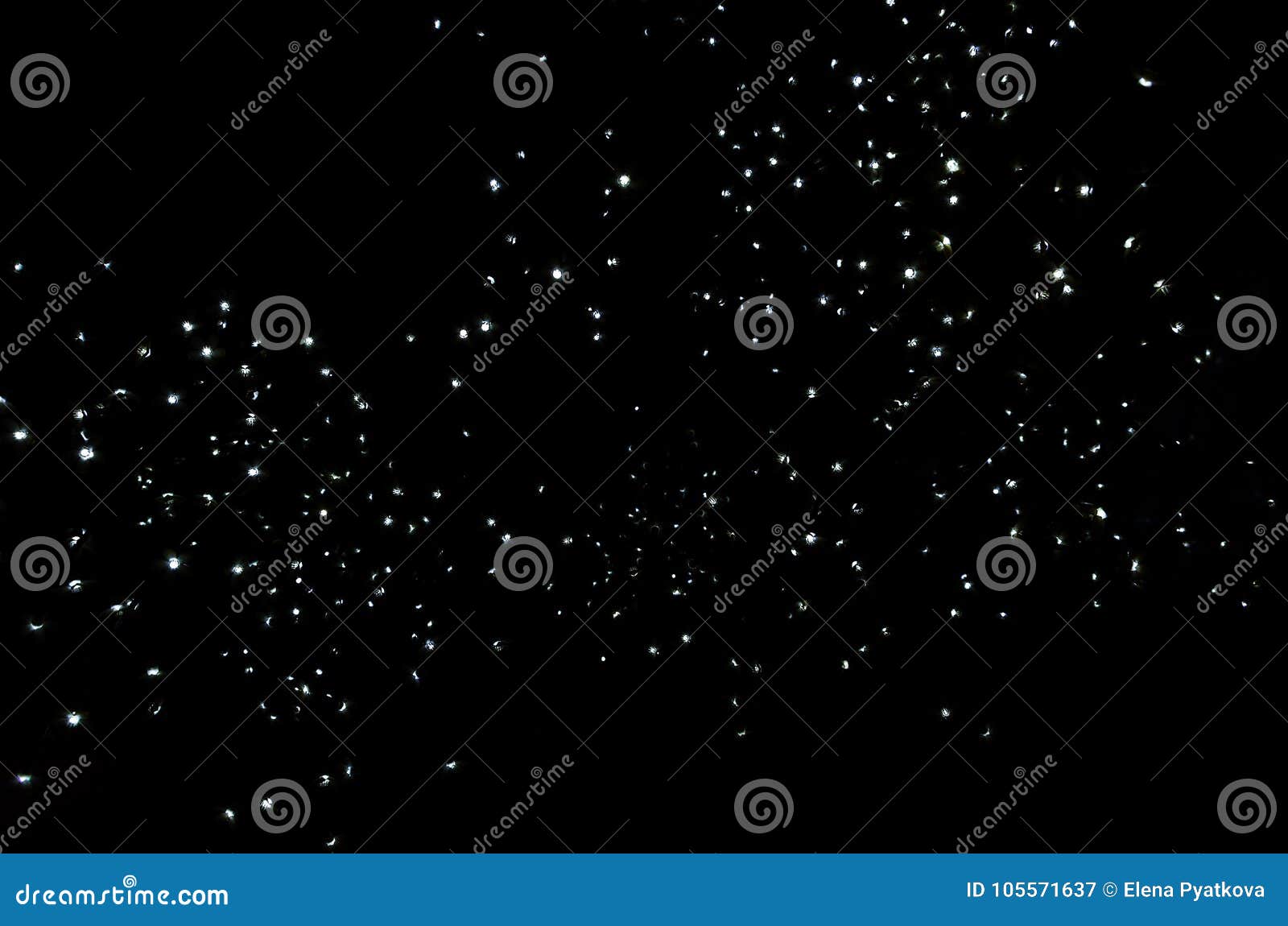 Fondo Estrellado En Un Fondo Negro Imagen de archivo - Imagen de fondo ...