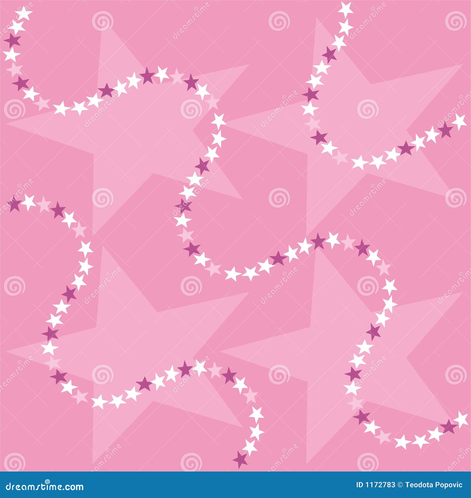 Fondo estrellado rosado stock de ilustración. Ilustración de shapes ...