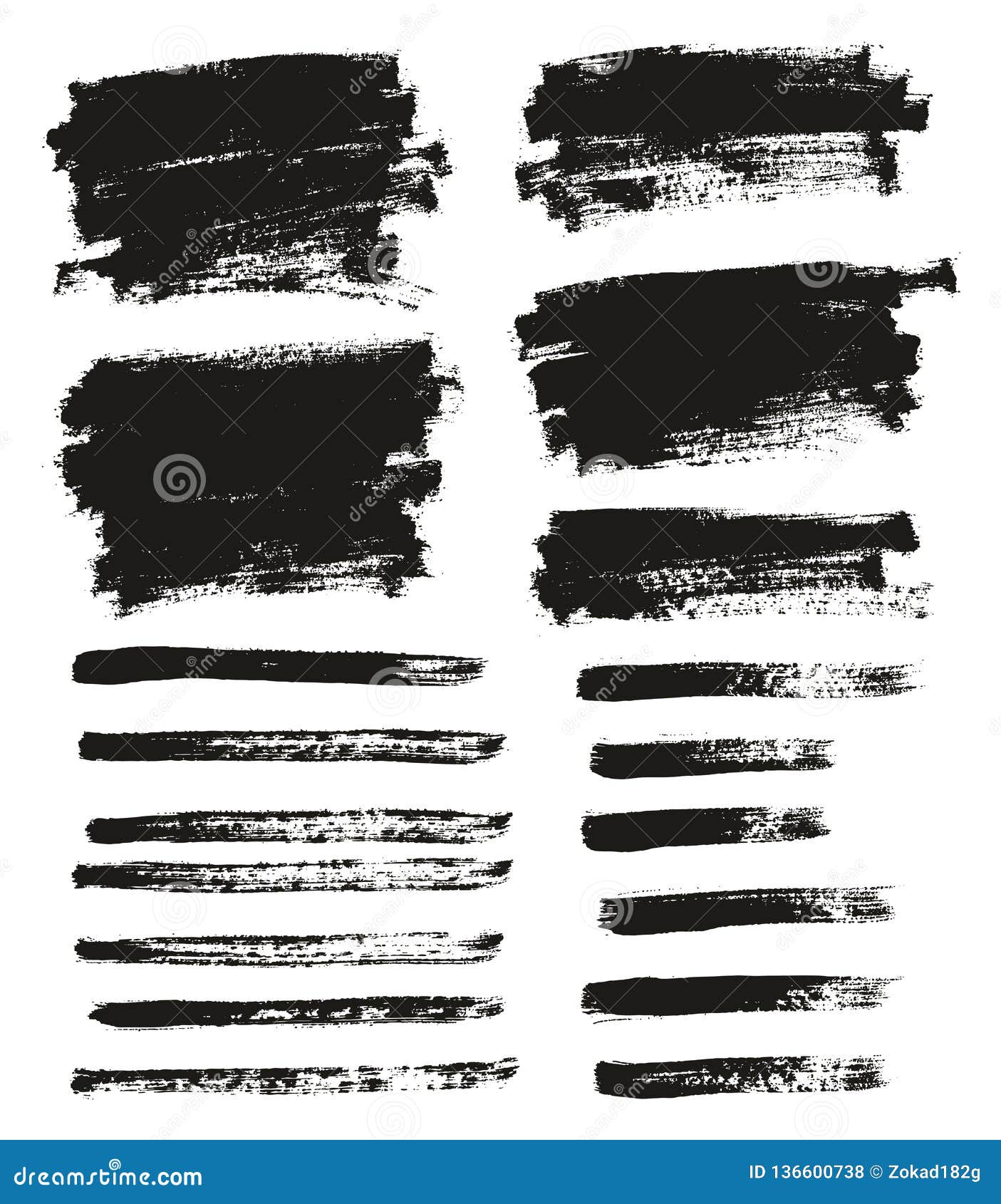 Fondo fino de la brocha ilustración del vector. Ilustración de alto ...