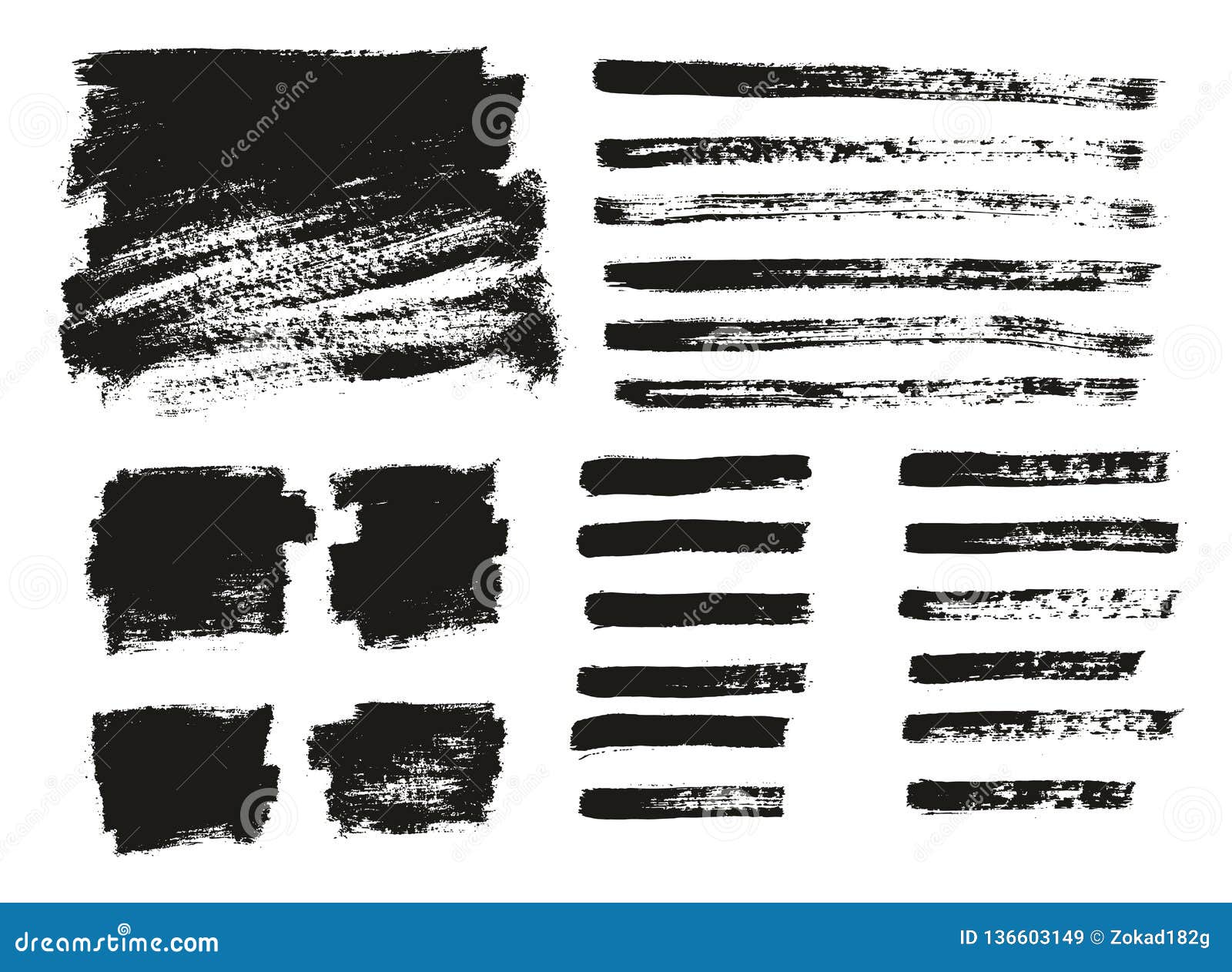 Fondo fino de la brocha ilustración del vector. Ilustración de alto ...