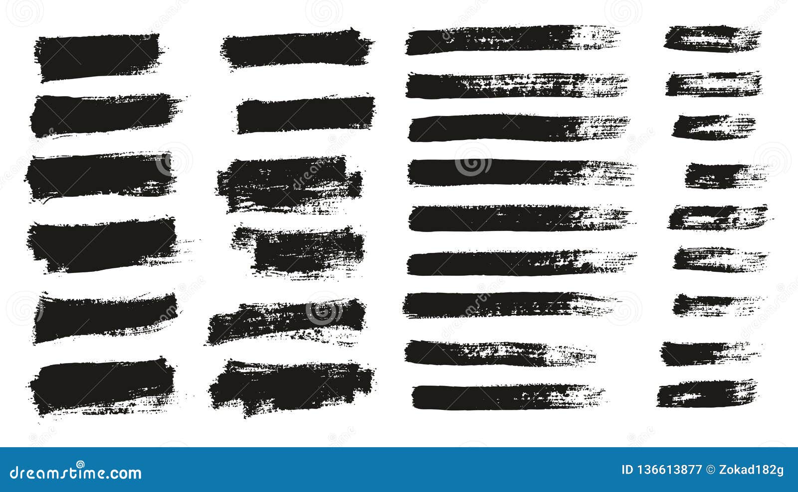 Fondo fino de la brocha ilustración del vector. Ilustración de negro ...