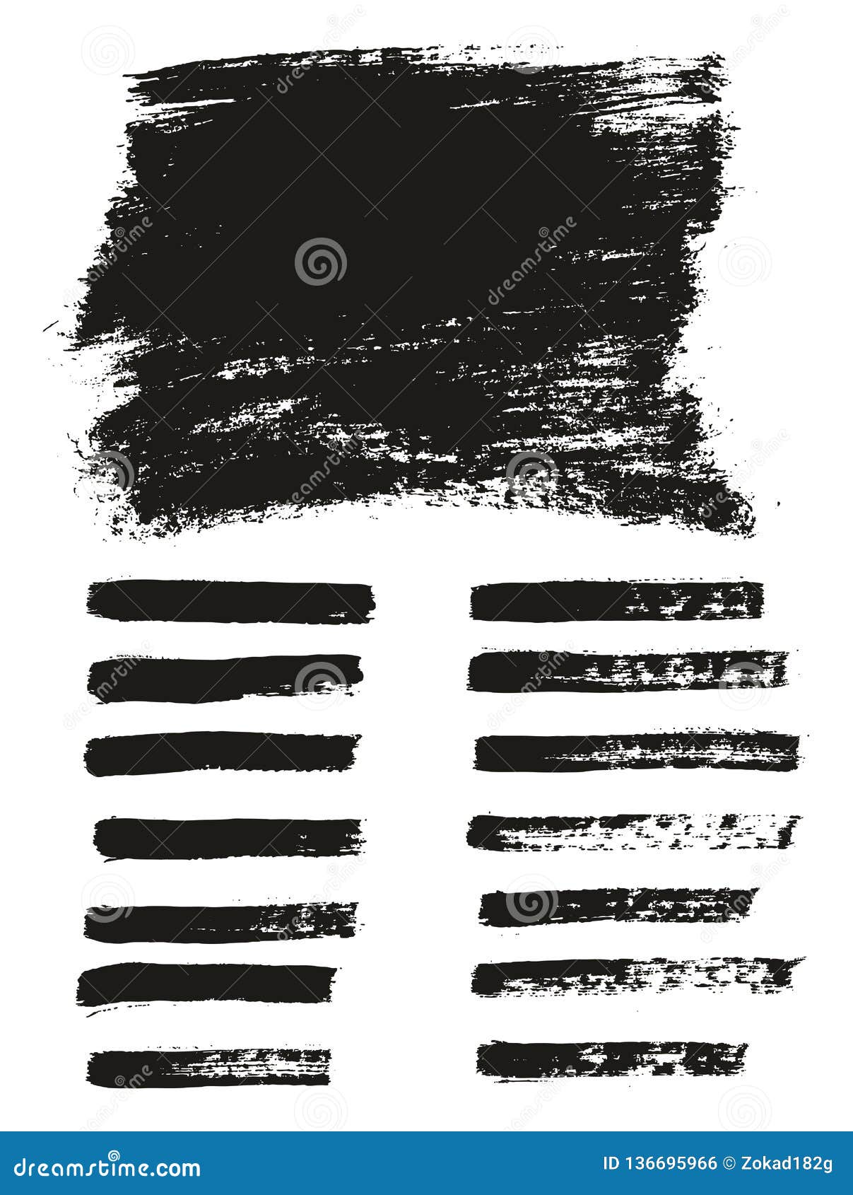 Fondo fino de la brocha ilustración del vector. Ilustración de detalle ...