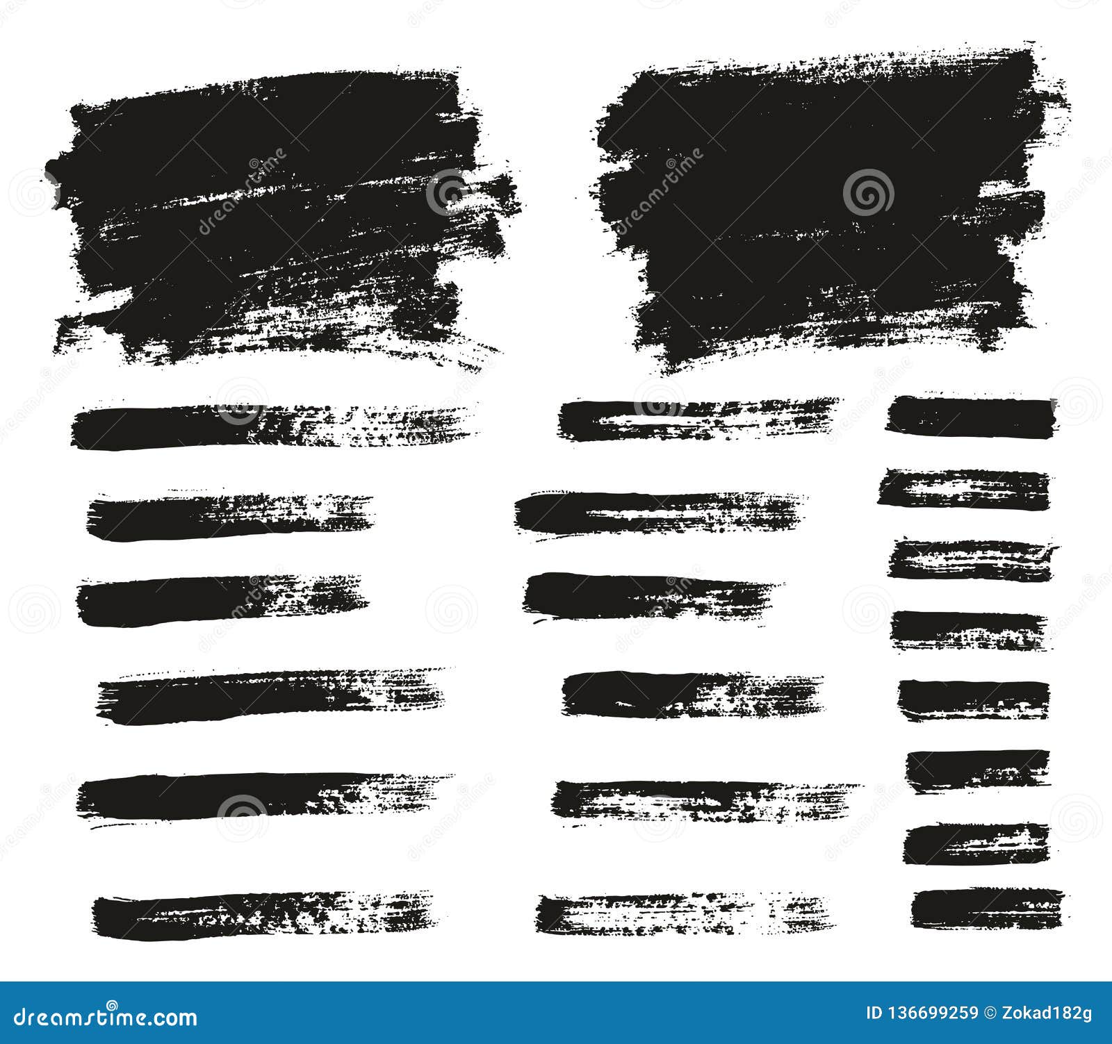 Fondo fino de la brocha ilustración del vector. Ilustración de cepillo ...