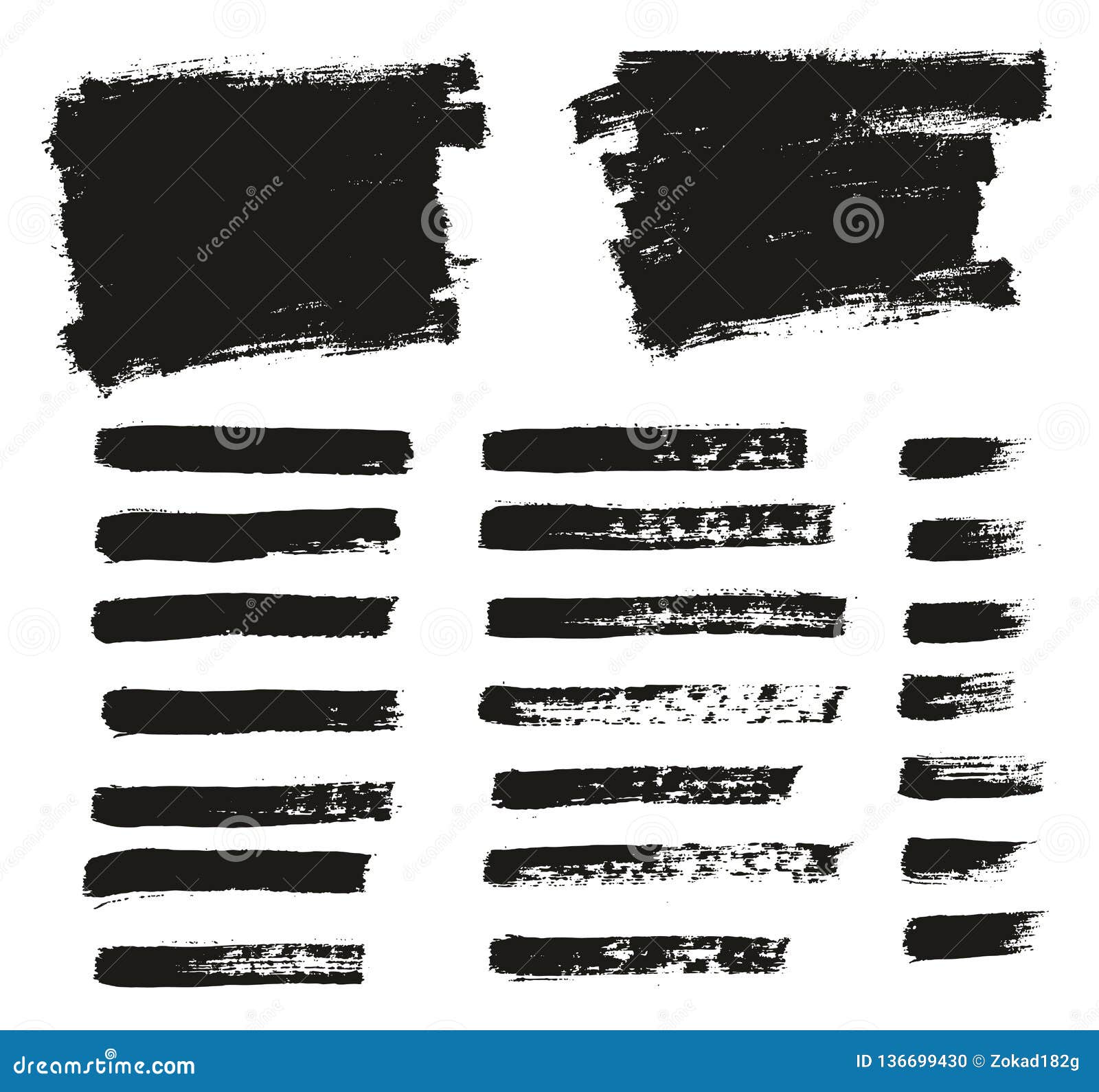 Fondo fino de la brocha ilustración del vector. Ilustración de horror ...