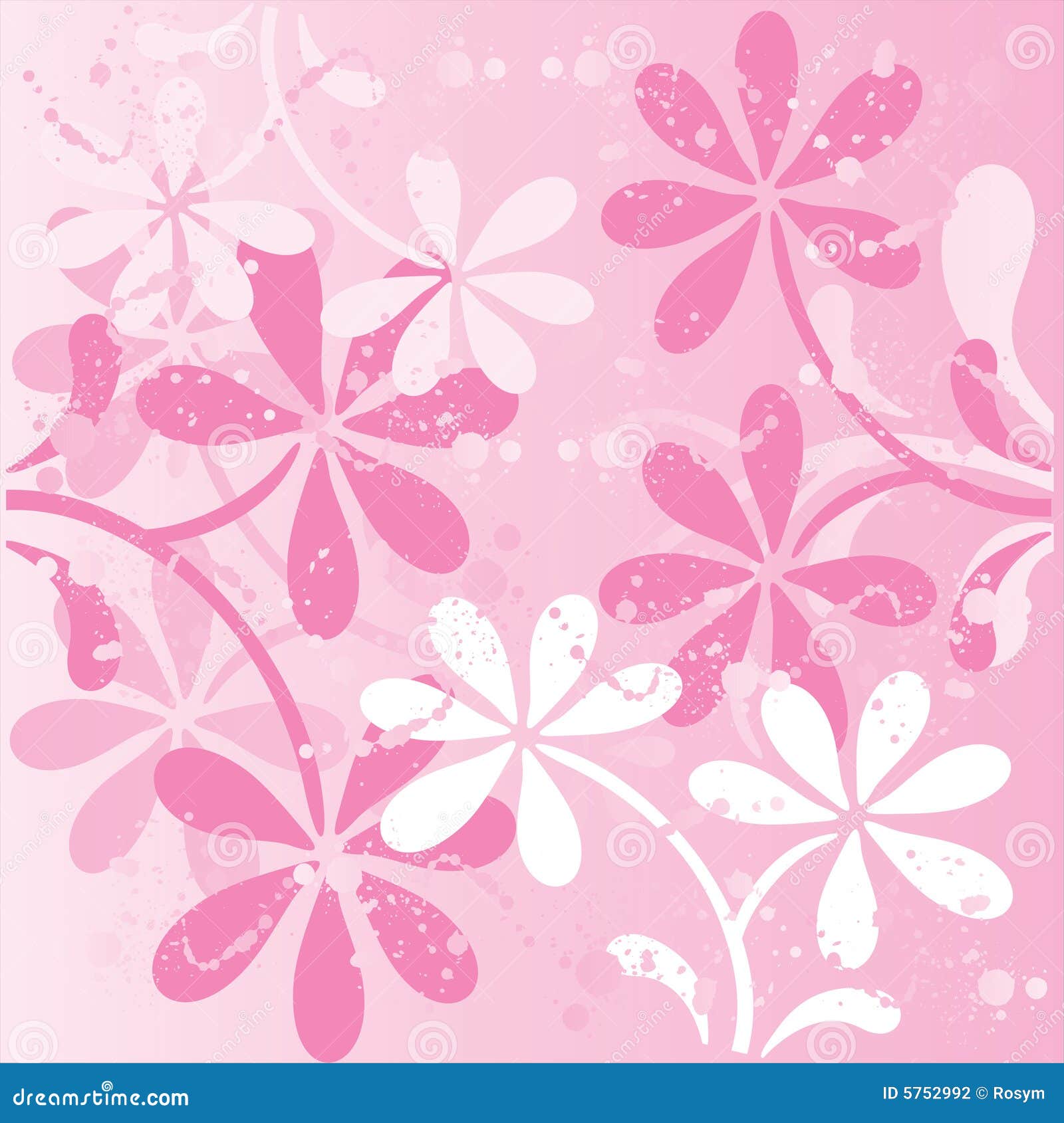 Fondo floral ilustración del vector. Ilustración de moderno - 5752992