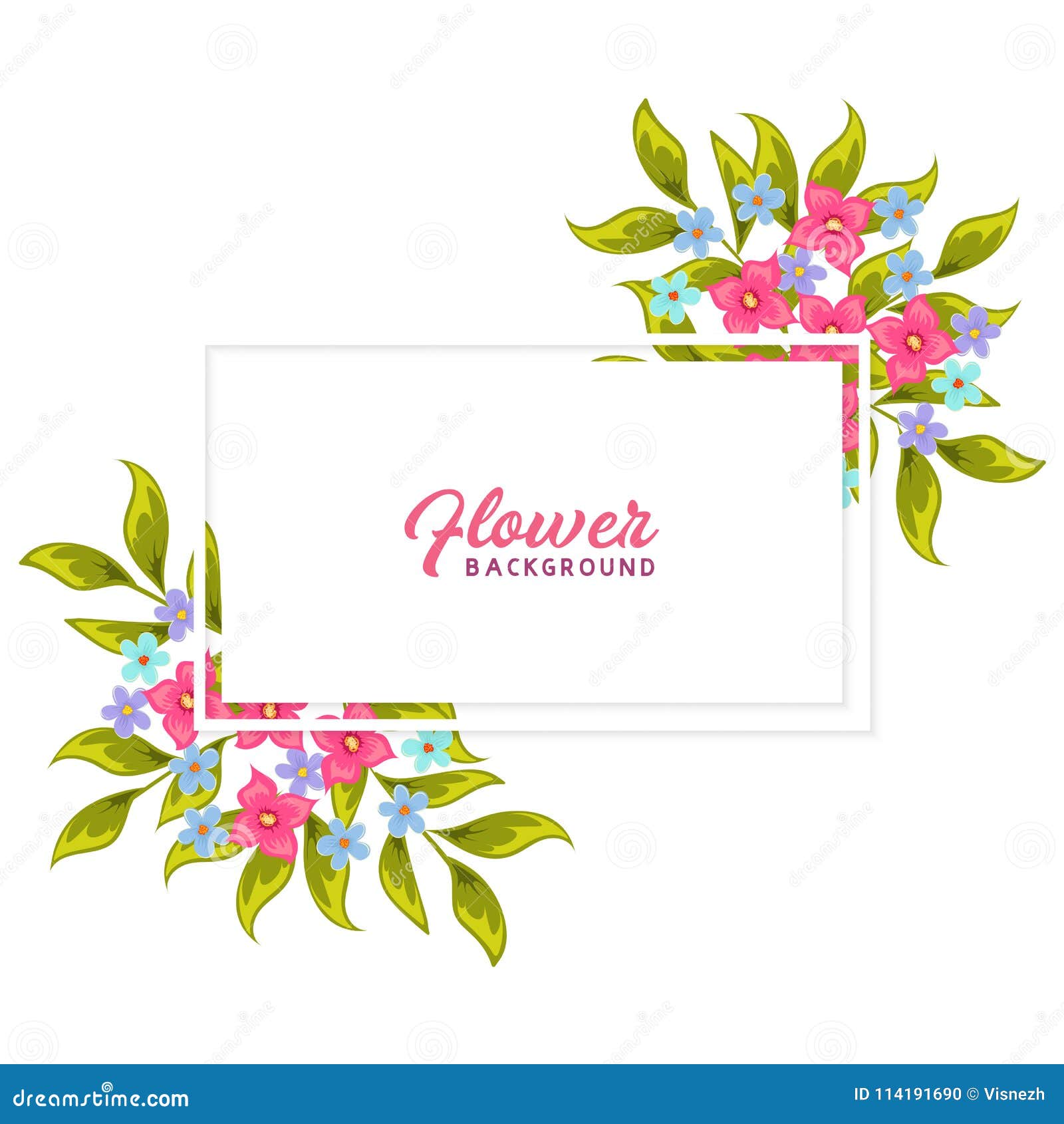 Fondo floral del vector ilustración del vector. Ilustración de vector ...