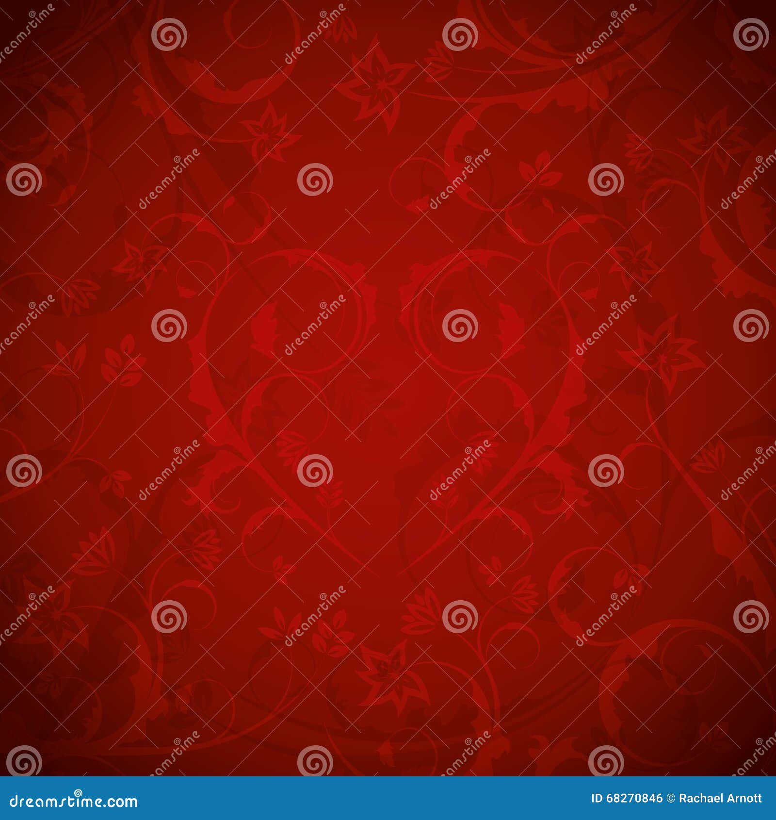 Fondo floral rojo ilustración del vector. Ilustración de decorativo ...