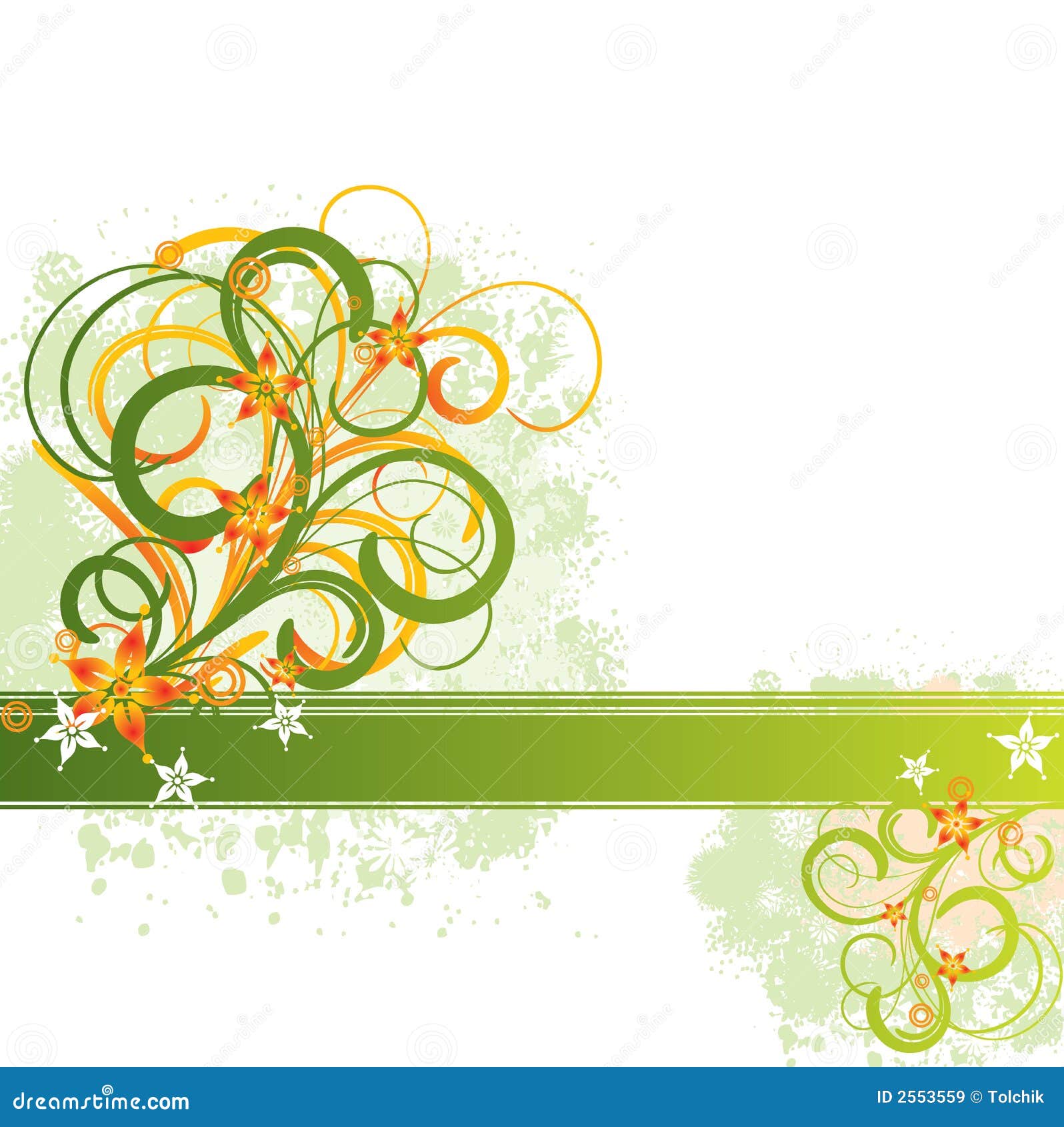 Fondo floral, vector ilustración del vector. Ilustración de flor - 2553559