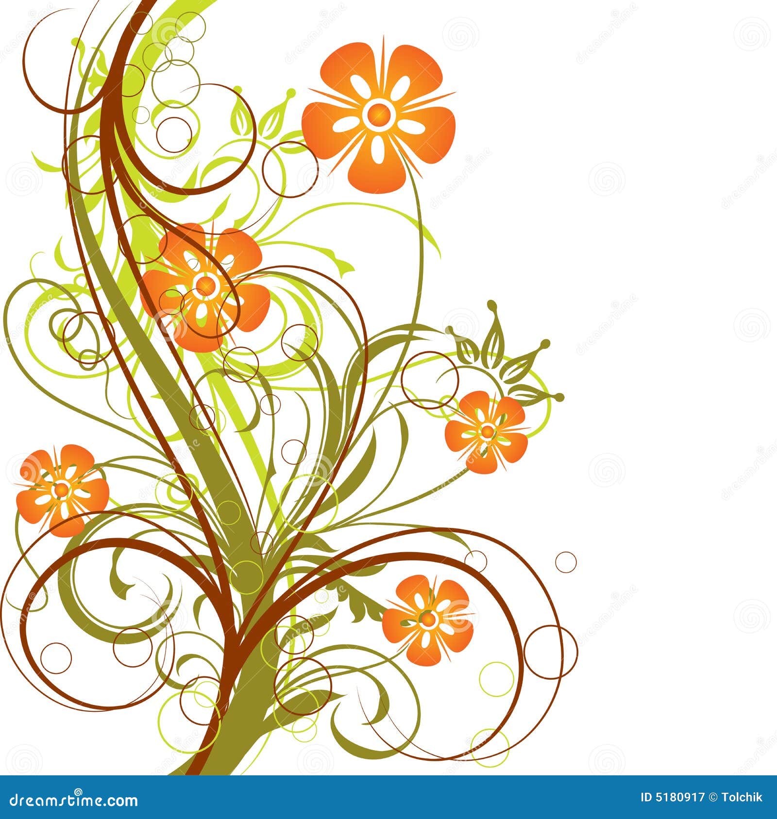 Fondo floral, vector ilustración del vector. Ilustración de ornamento ...