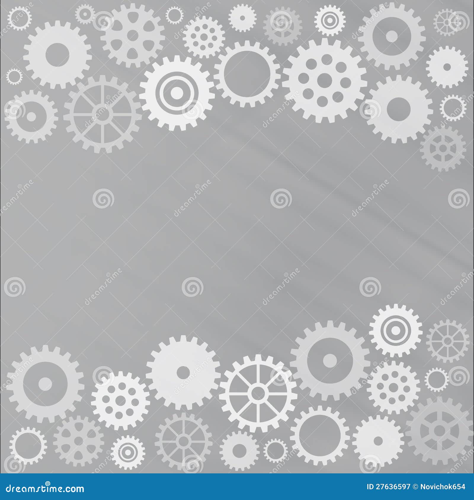 Fondo gris del engranaje ilustración del vector. Ilustración de volante ...