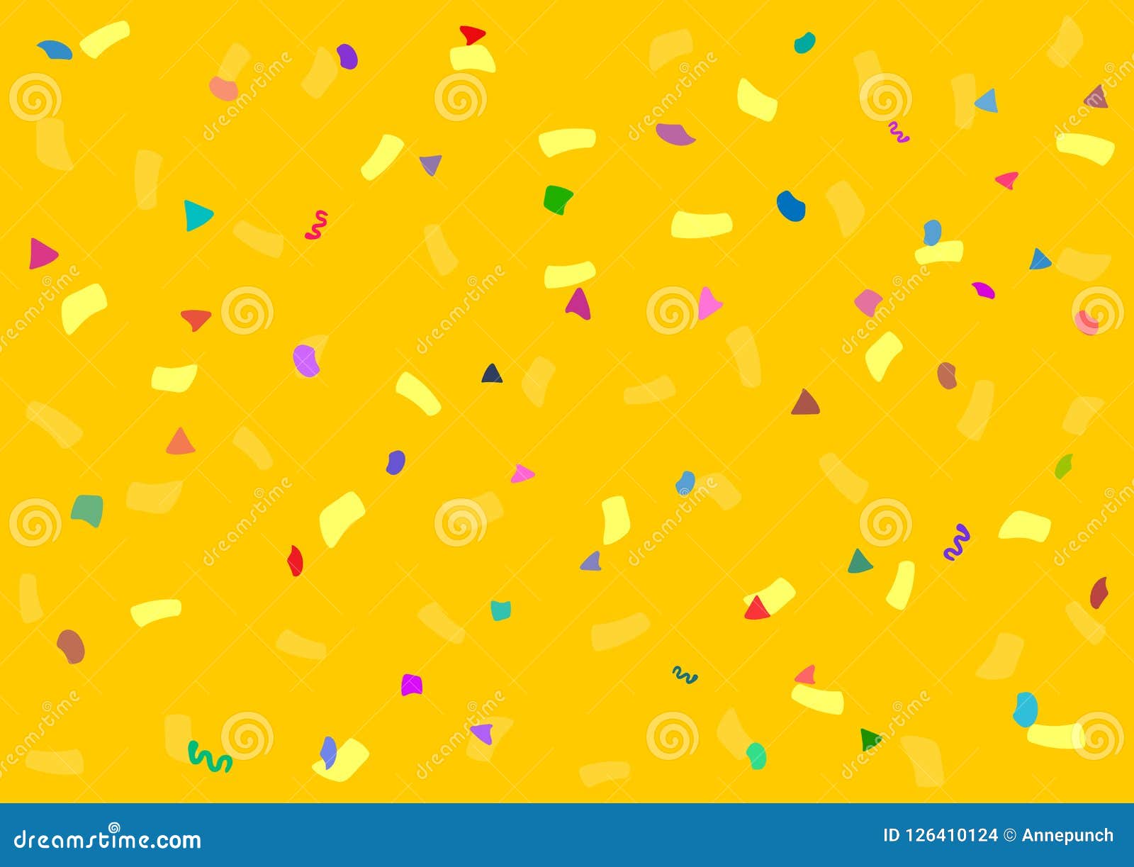 Fondo Horizontal Con Confeti Colorido Ilustración del Vector - Ilustración de papel, festivo ...