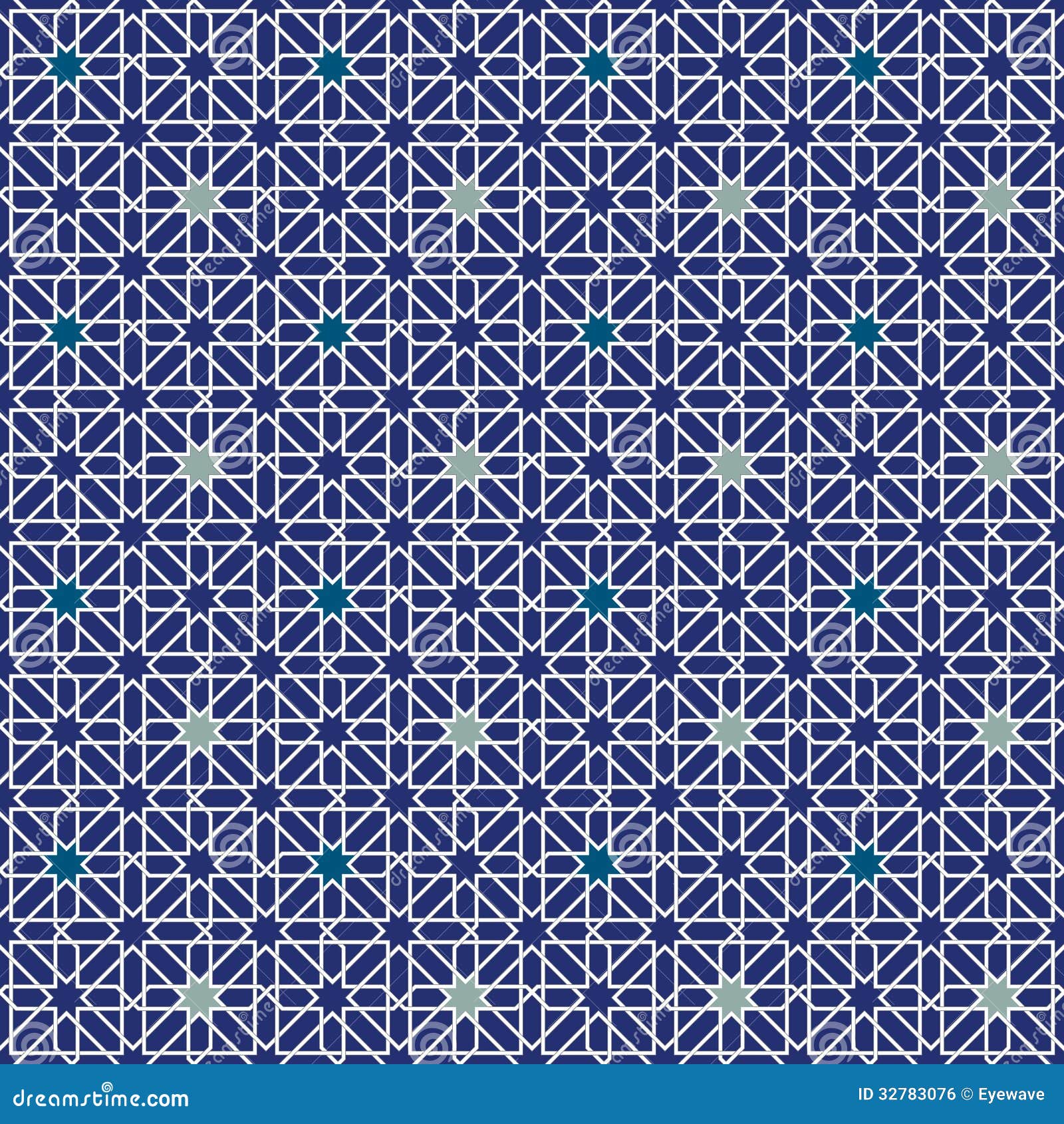 Fondo Inconsútil Del Modelo De La Estrella Mora Ilustración del Vector ...