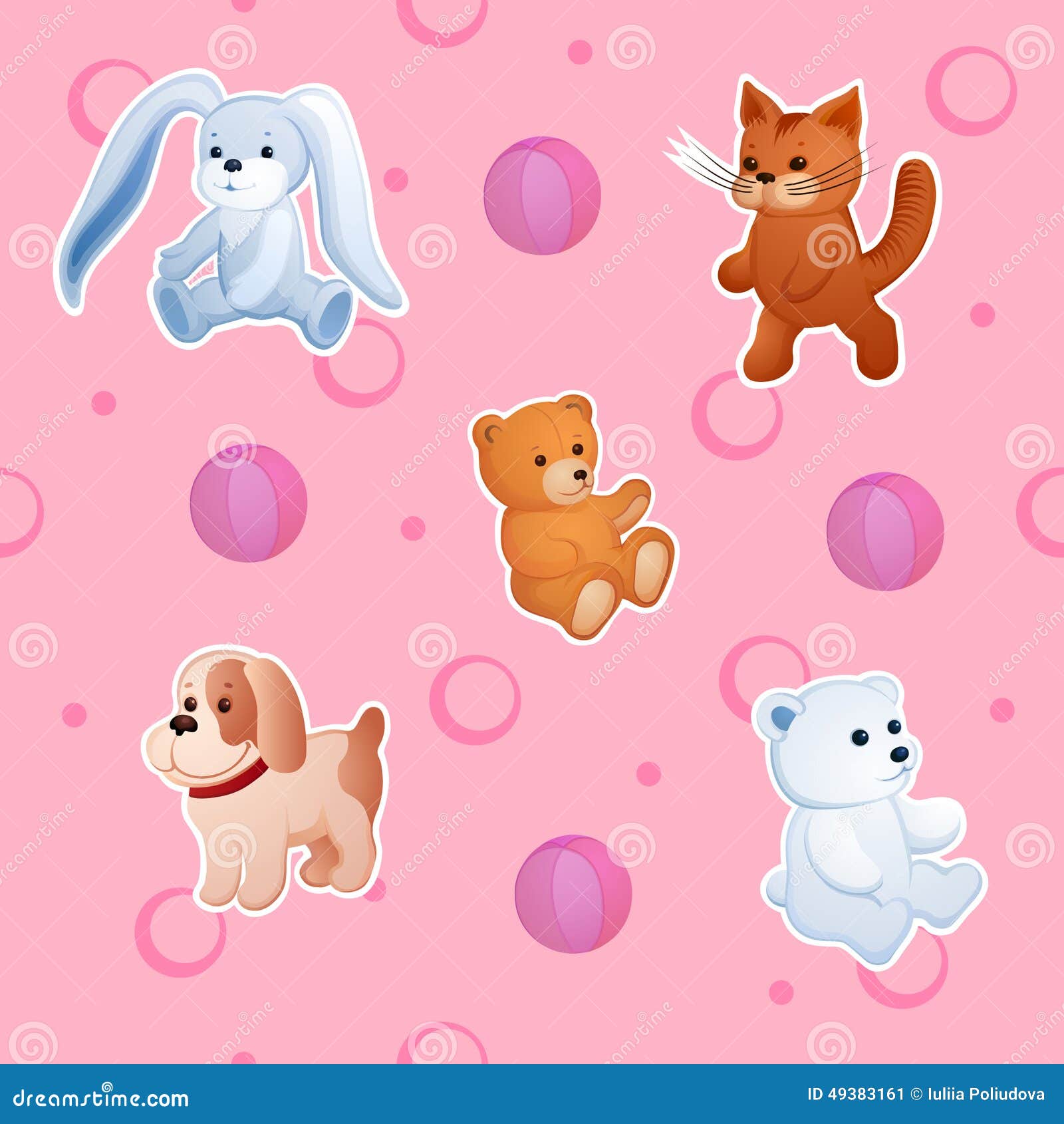 Fondo infantil stock de ilustración. Ilustración de brillante - 49383161