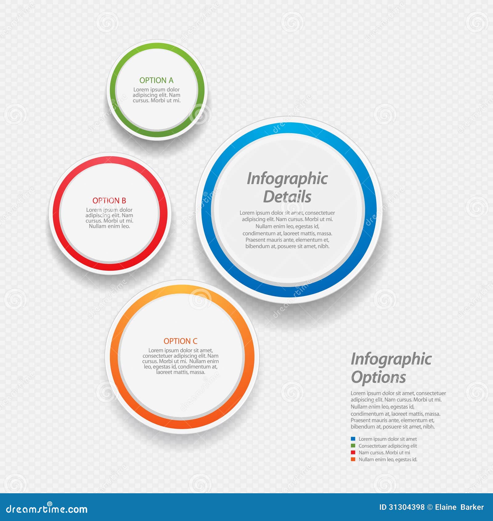 Fondo infographic colorido ilustración del vector. Ilustración de rojo ...