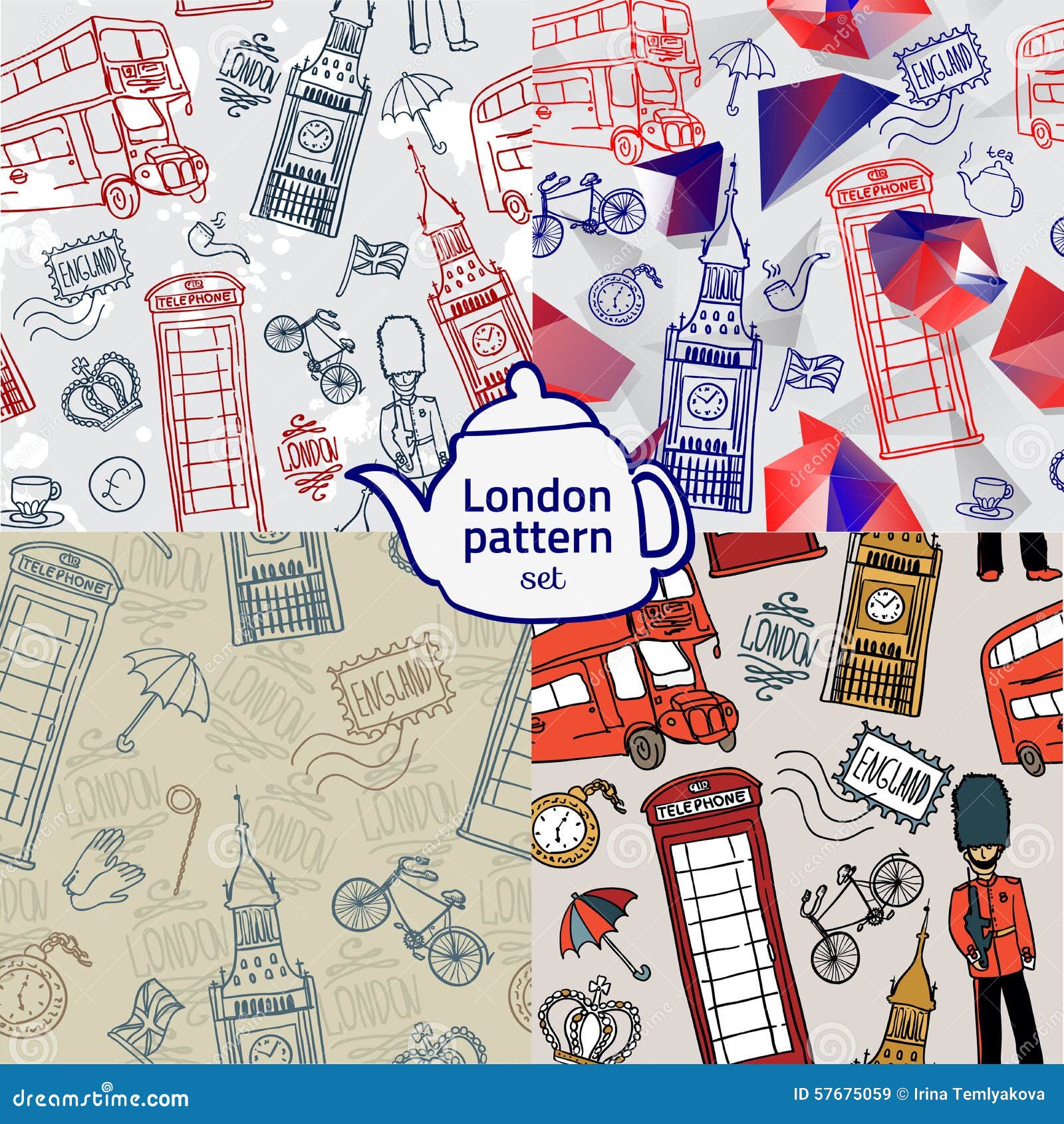 Fondo inglés ilustración del vector. Ilustración de garabato - 57675059