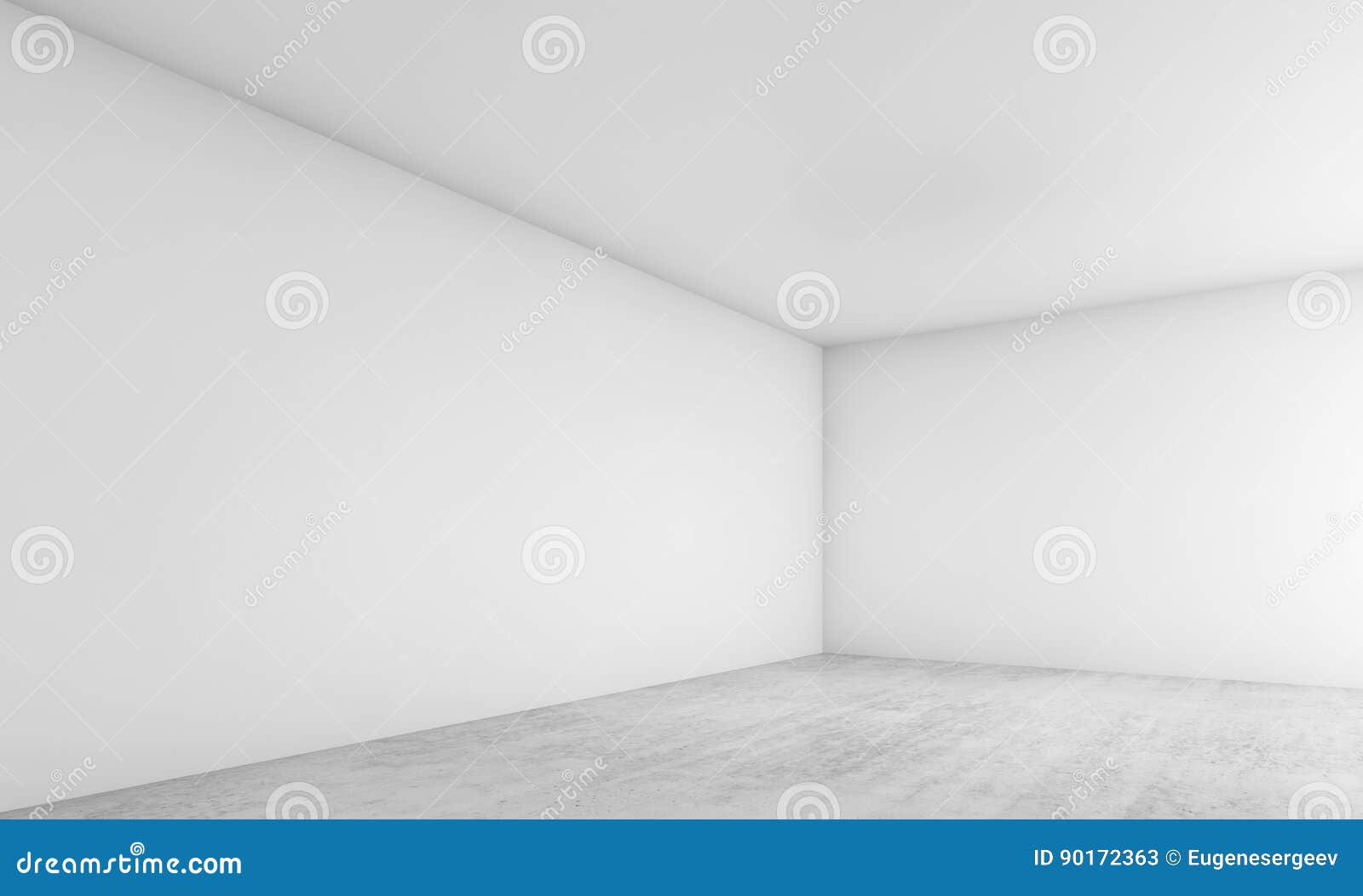 Fondo Interior Vacío Abstracto 3 D Stock de ilustración - Ilustración ...