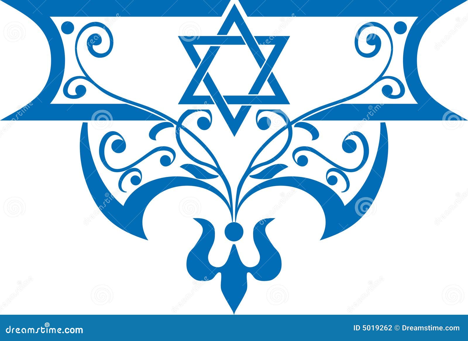 Fondo judío ilustración del vector. Ilustración de contexto - 5019262