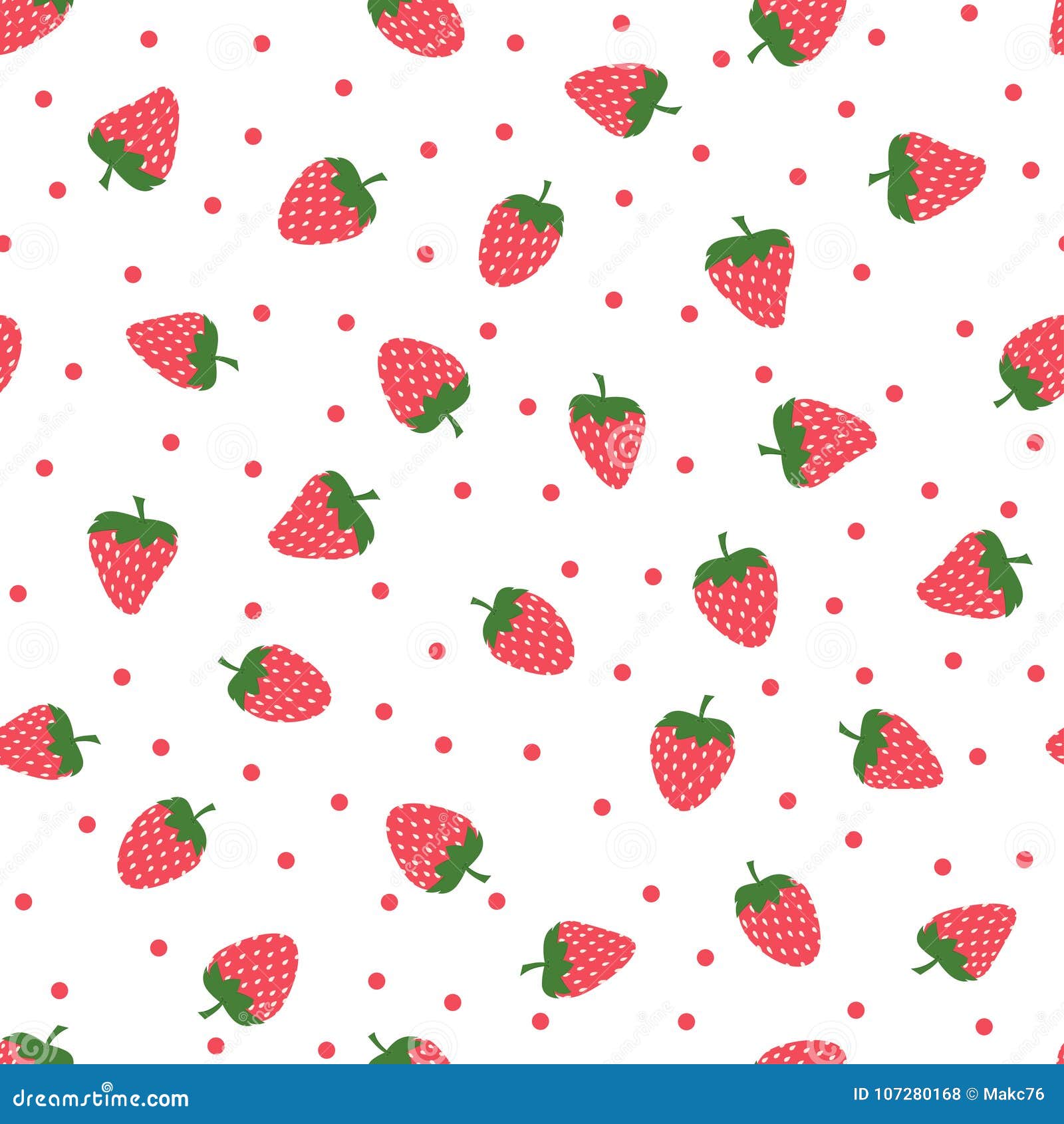 Fondo lindo con las fresas ilustración del vector. Ilustración de rosa ...