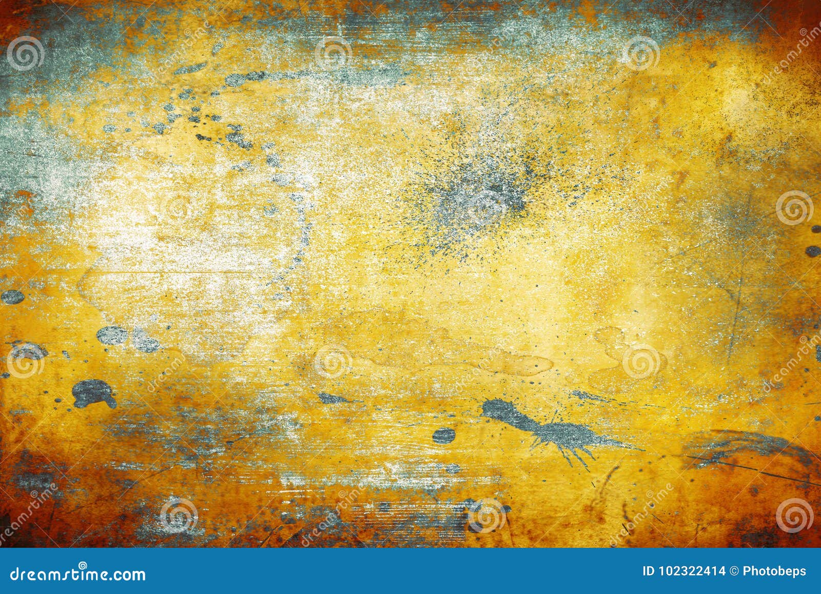 Fondo Macchiato Carta Con Inchiostro Illustrazione di Stock ...