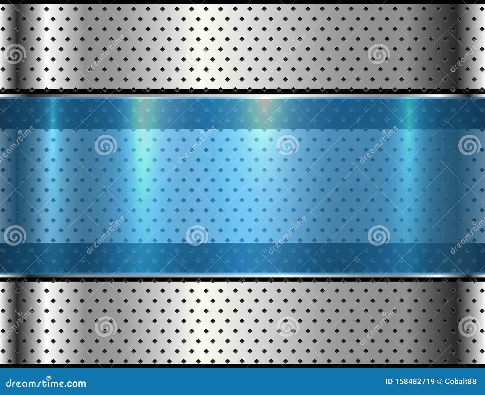 Fondo MetÃ¡lico Azul Plateado Ilustración del Vector - Ilustración de ...