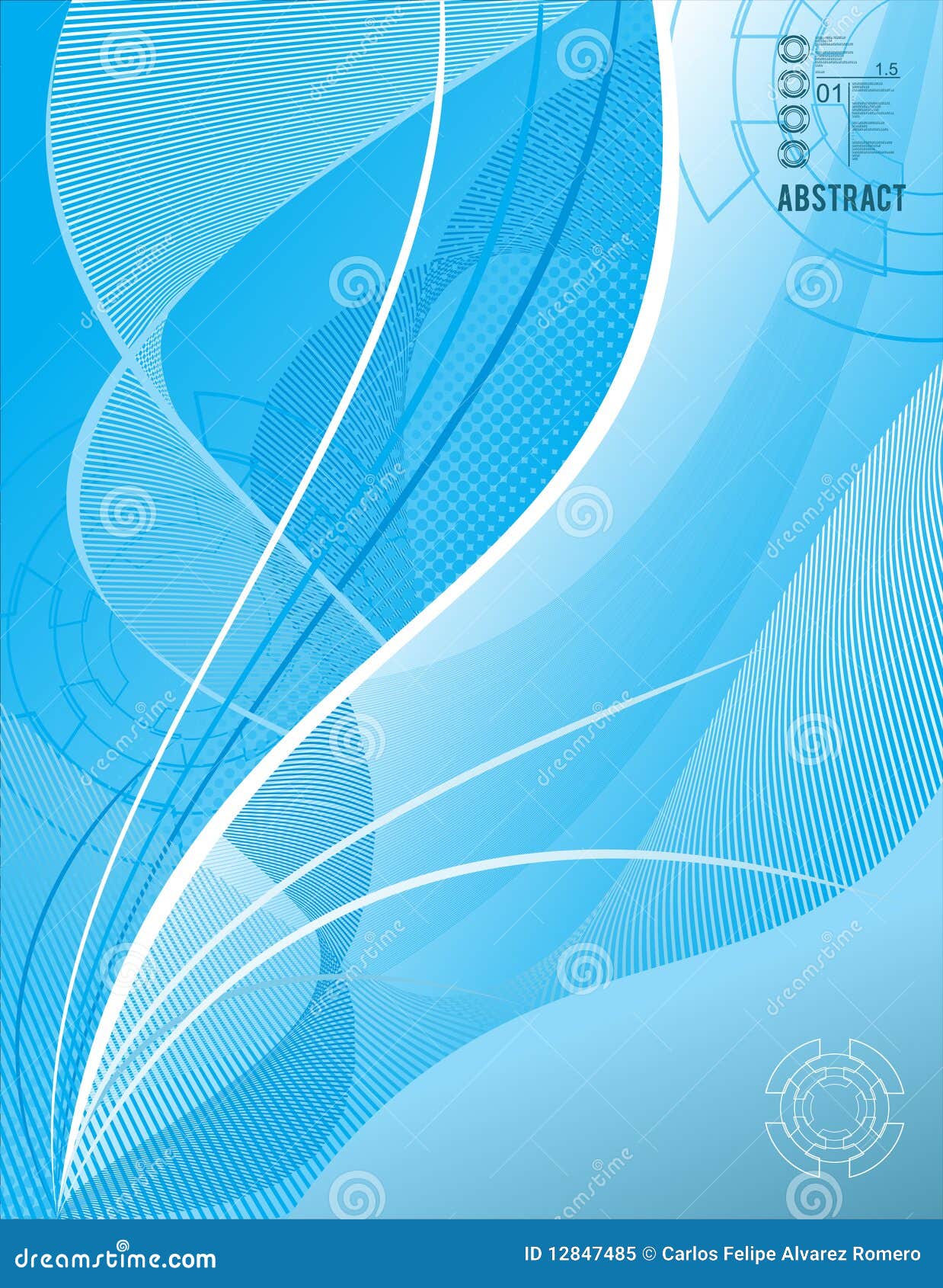 Fondo Moderno Azul Del Vector Ilustración del Vector - Ilustración de ...