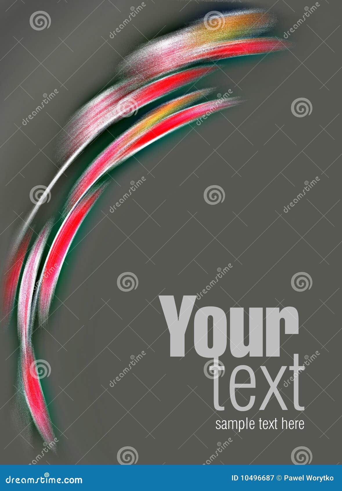 Fondo moderno colorido stock de ilustración. Ilustración de curvo ...