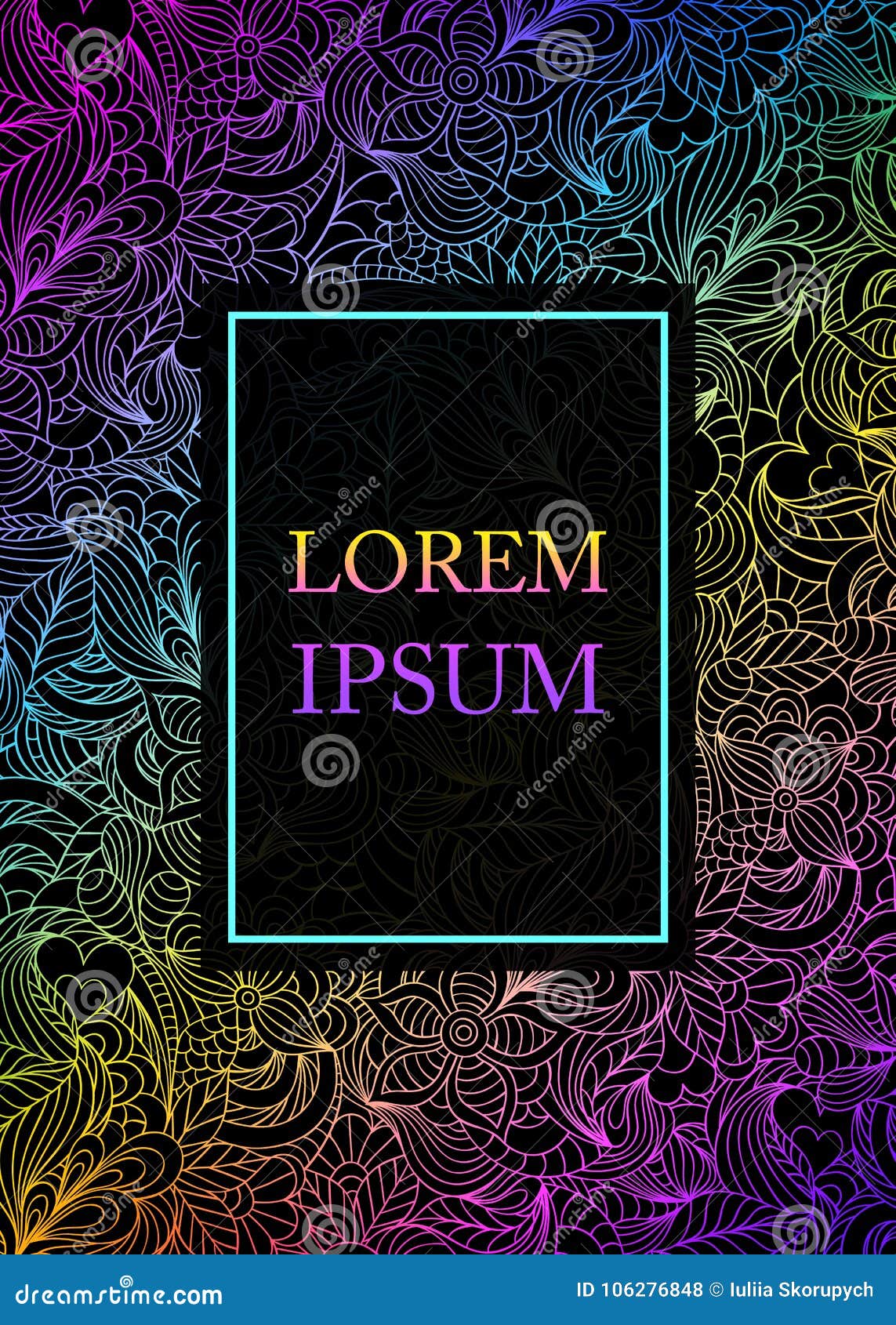 Fondo moderno colorido ilustración del vector. Ilustración de folleto ...