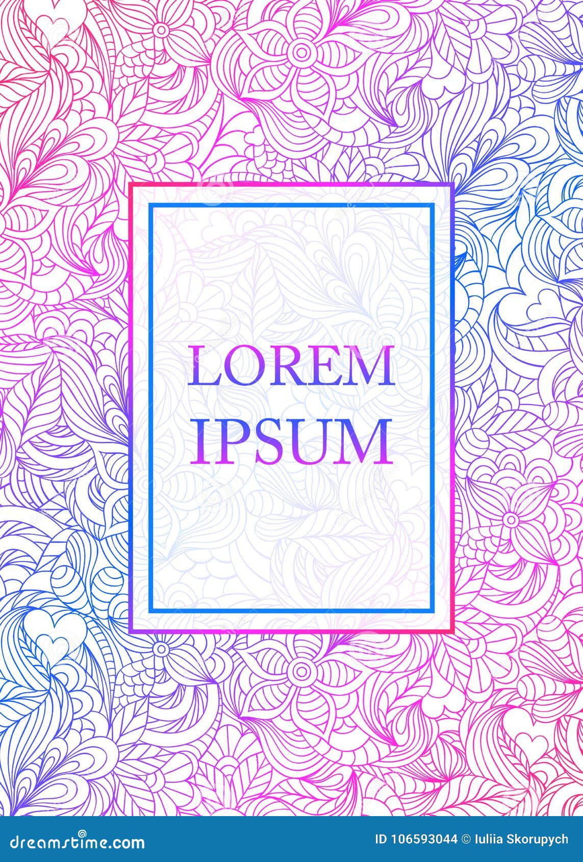 Fondo moderno colorido ilustración del vector. Ilustración de flora ...